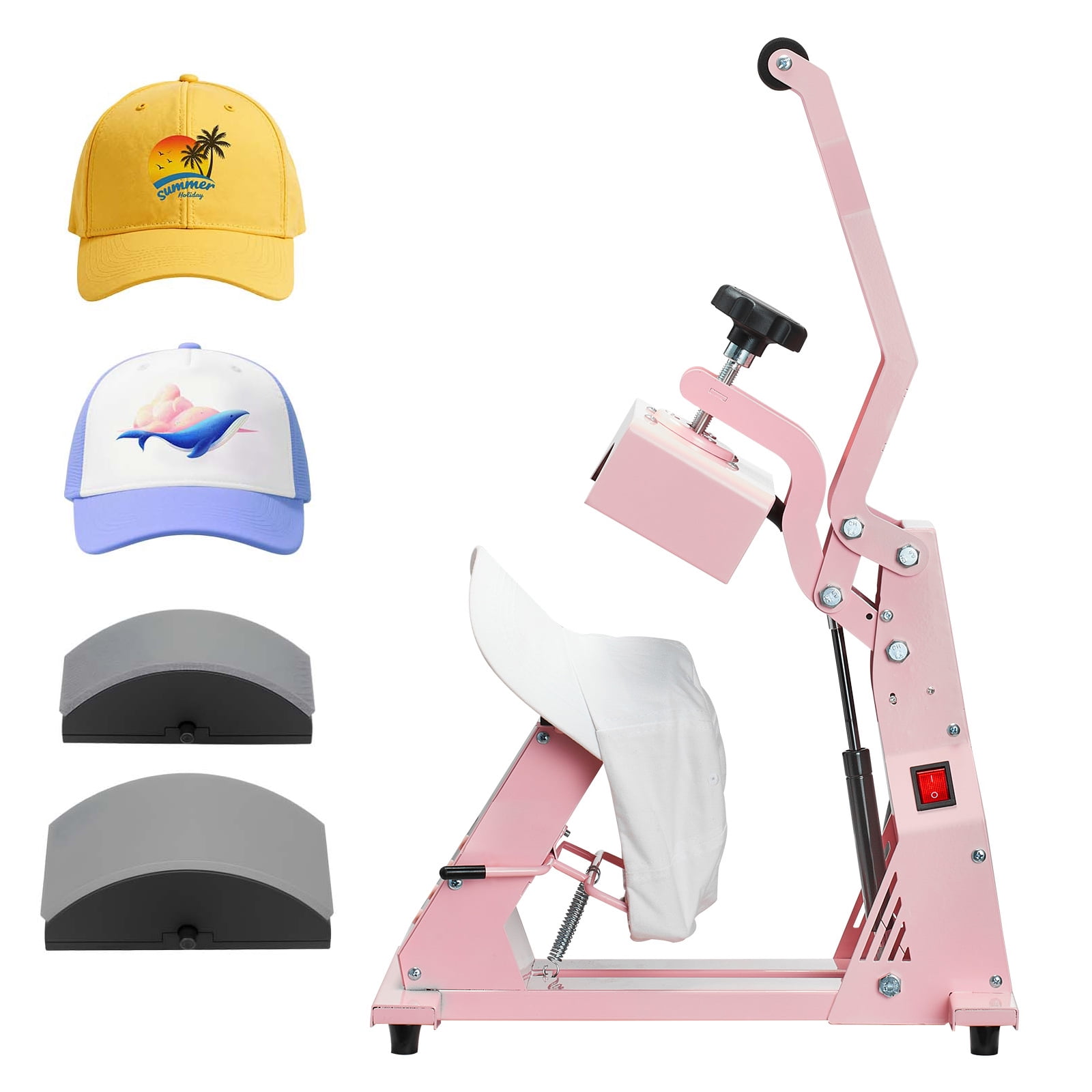 KFFKFF Hat Heat Press Machine with Dual Interchangeable Platens ...