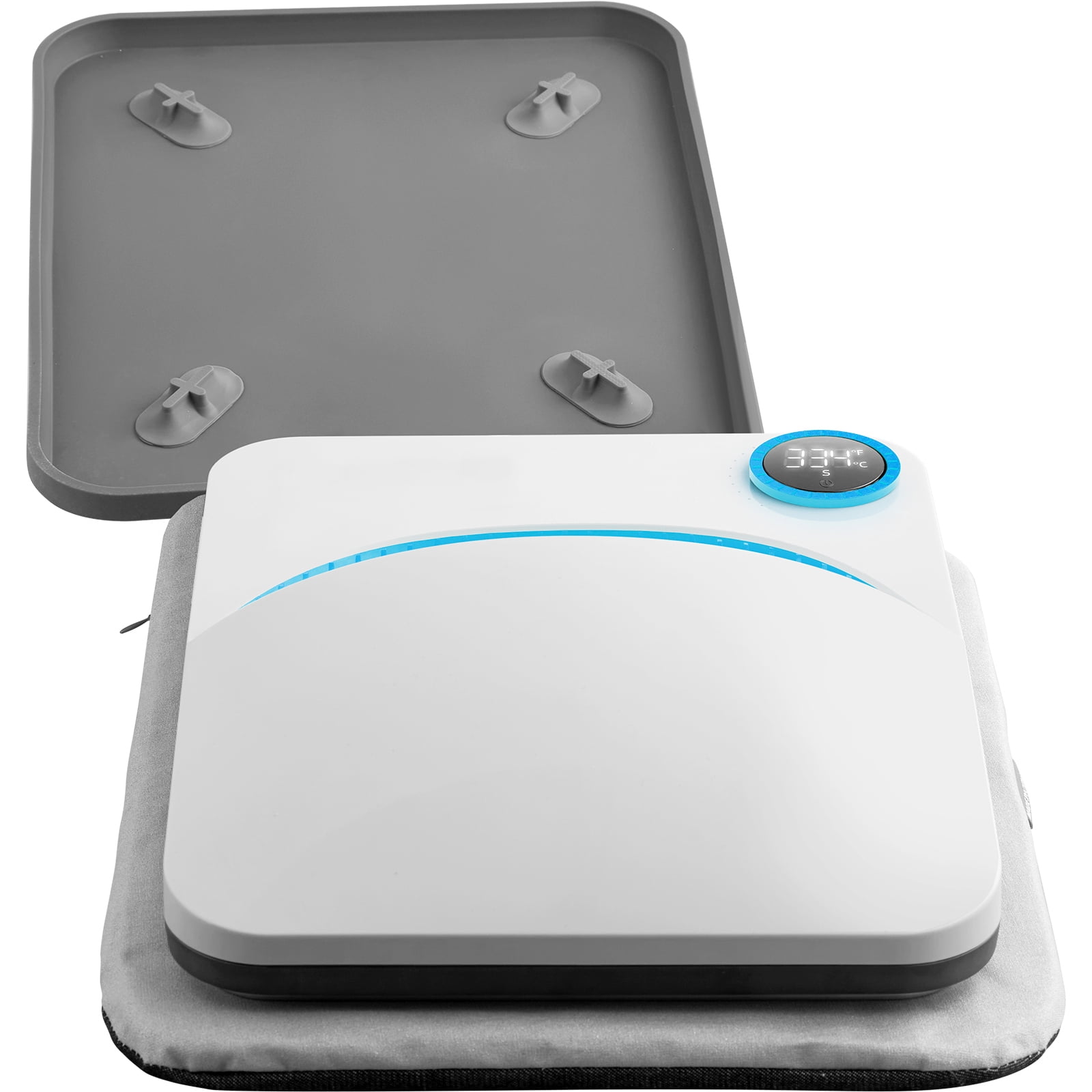 KFFKFF Heat Press Mini, Compact 9x9inches Multifaceted Sublimation ...