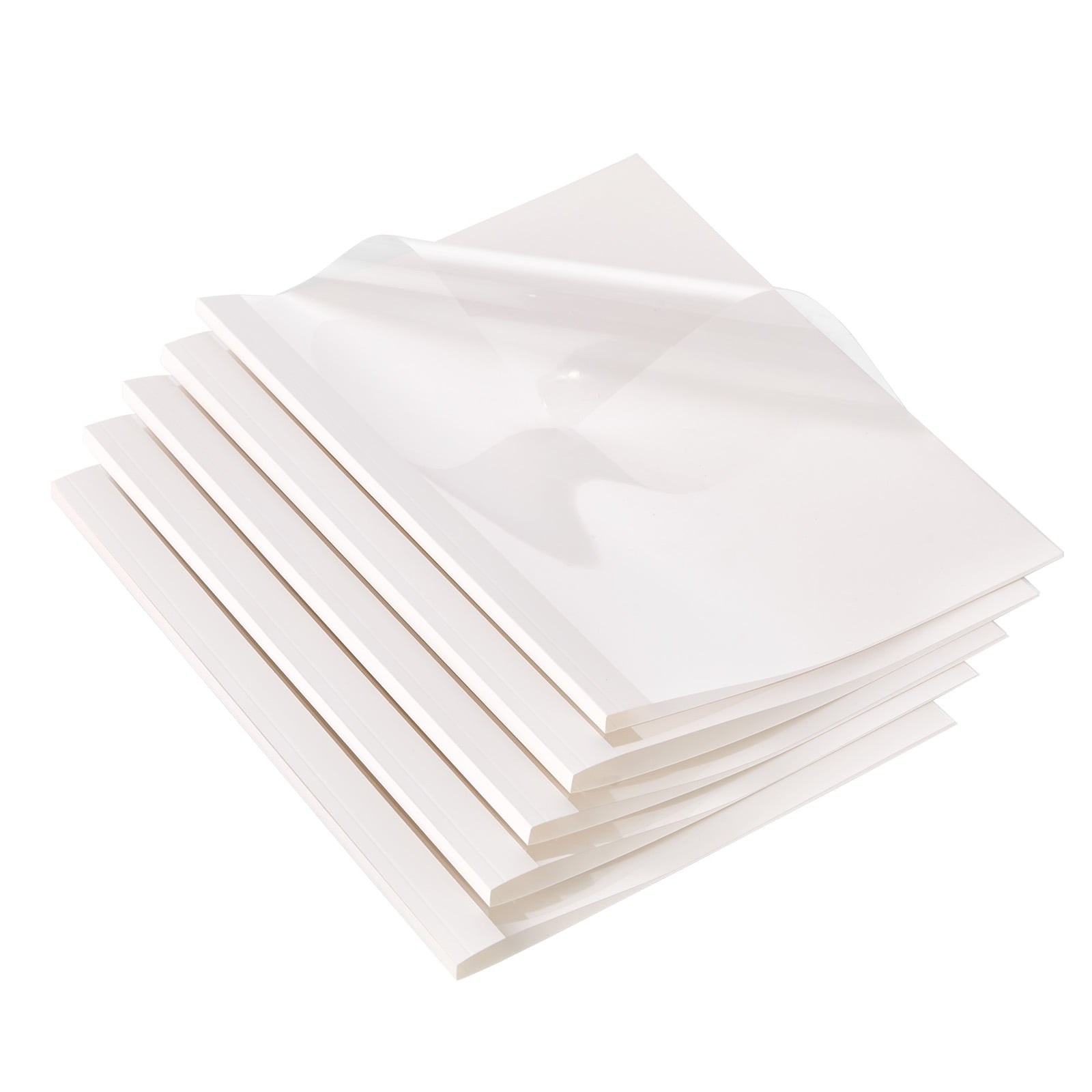 KFFKFF Heat-Sealing Binders, Set of 10 Document Holders with 5/16 inch ...