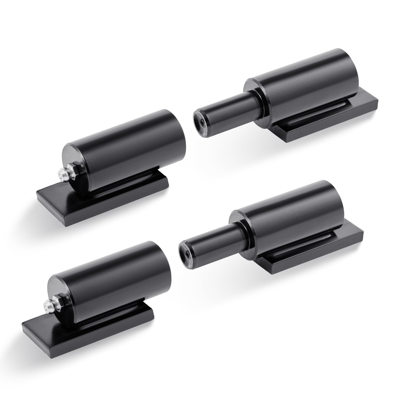 KFFKFF Heavy Duty 7-Inch Barrel Gate Hinges, 2-Pack, Weld-On Design ...