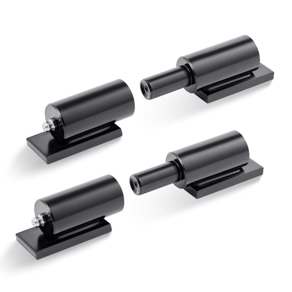 KFFKFF Heavy Duty 7-Inch Barrel Gate Hinges, 2-Pack, Weld-On Design ...