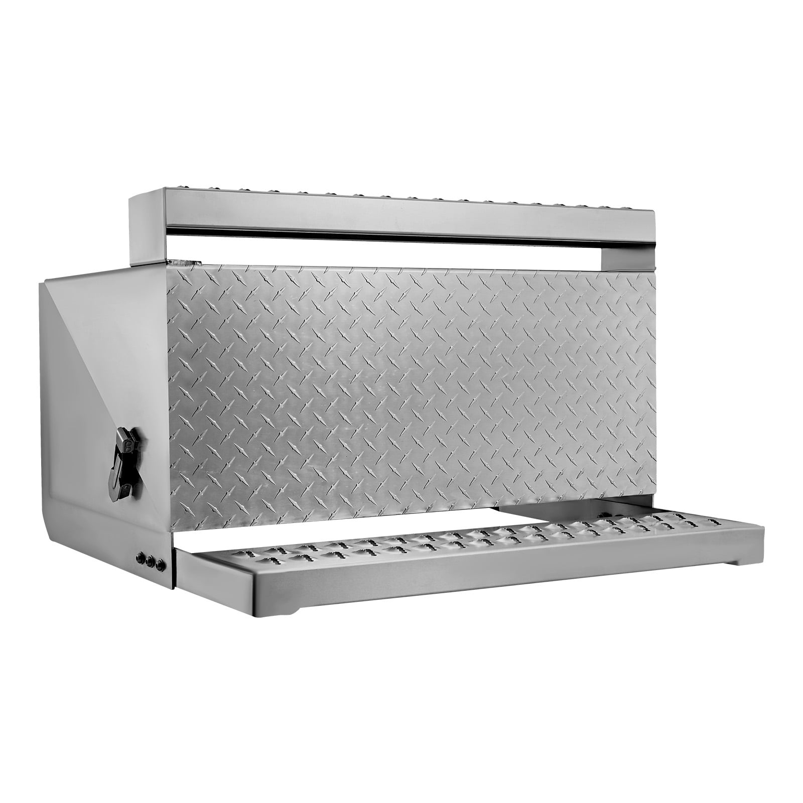 KFFKFF Heavy-Duty Aluminum Semi-Truck Step Toolbox, 31" x 30" x 19 ...