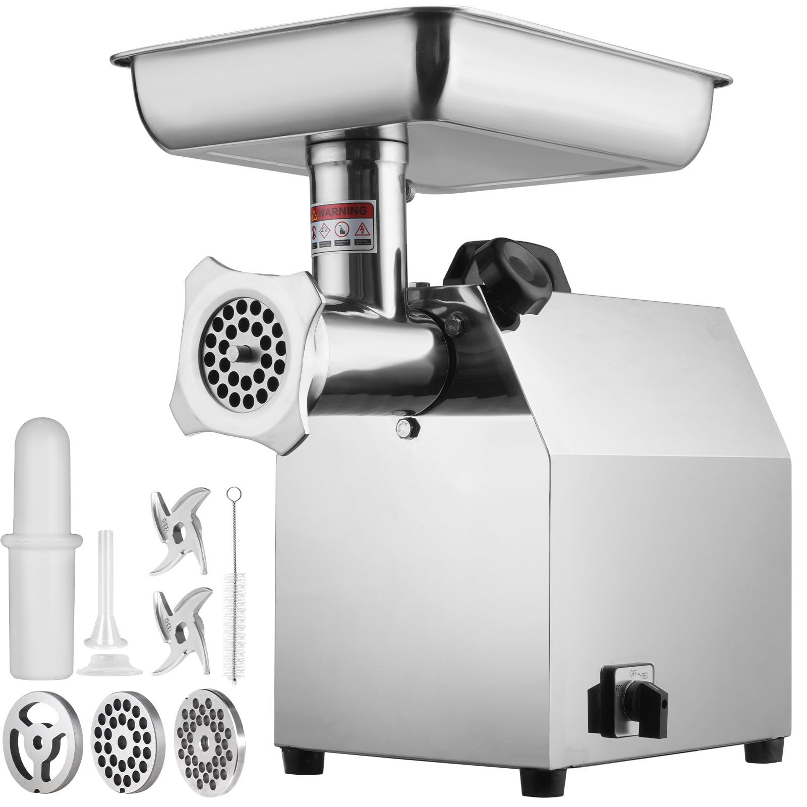 KFFKFF 794 lb/H Heavy Duty Meat Grinder Electric Meat Grinder with 4600W Max with Sausage ...