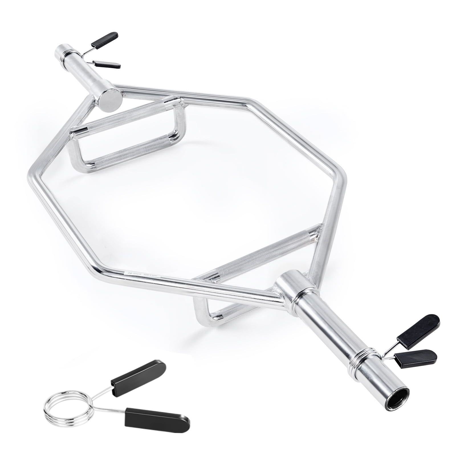 KFFKFF Hex Barbell with 2-Inch Diameter, 800 lbs Load Capacity, Knurled ...