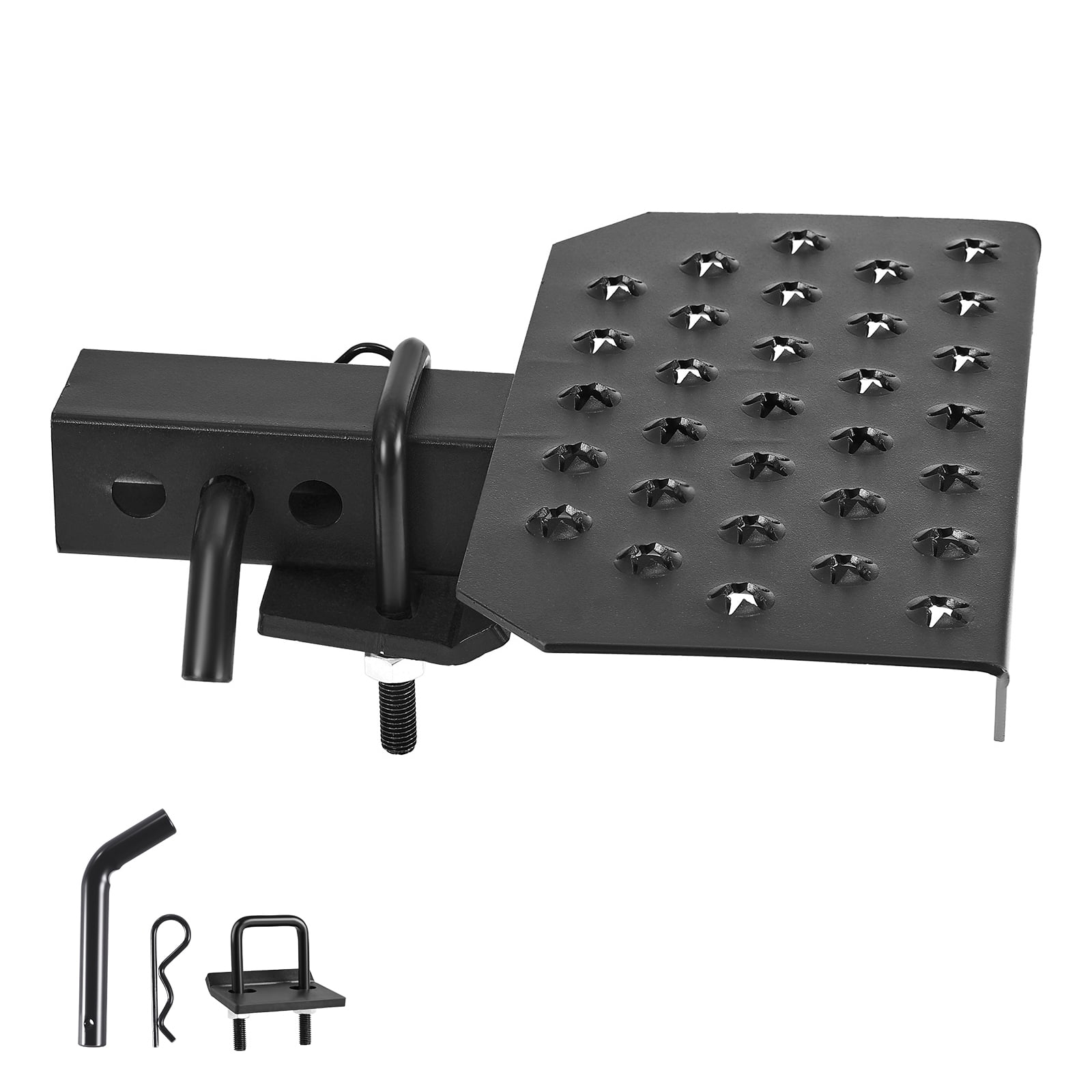 KFFKFF Hitch Step for 2-Inch Receiver, Universal Rear Bumper Protector ...