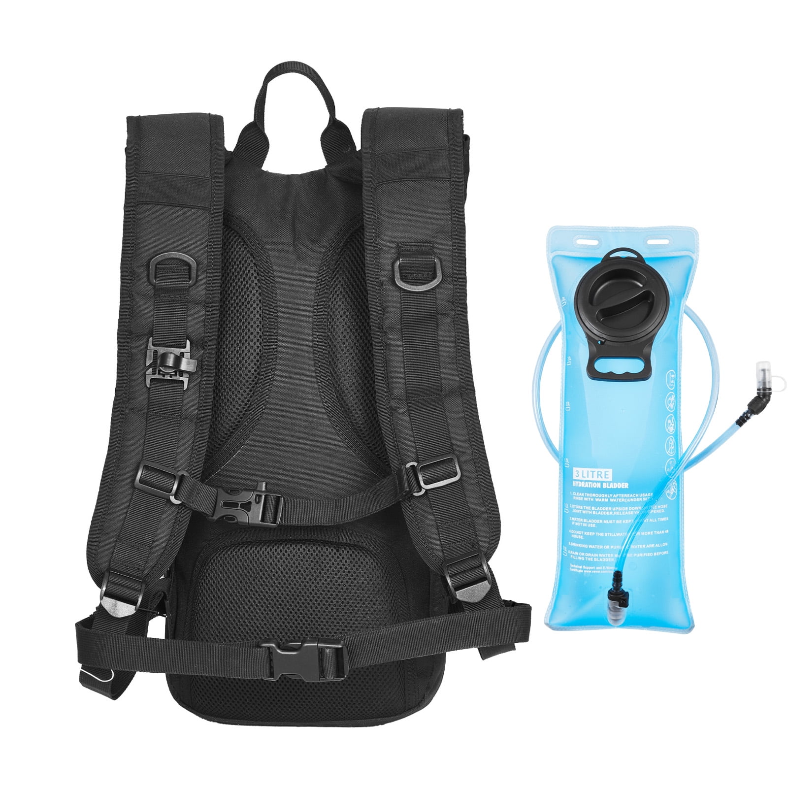 KFFKFF Hydrating Rucksack, Aqua Rucksack with 3L TPU Aqua Reservoir ...