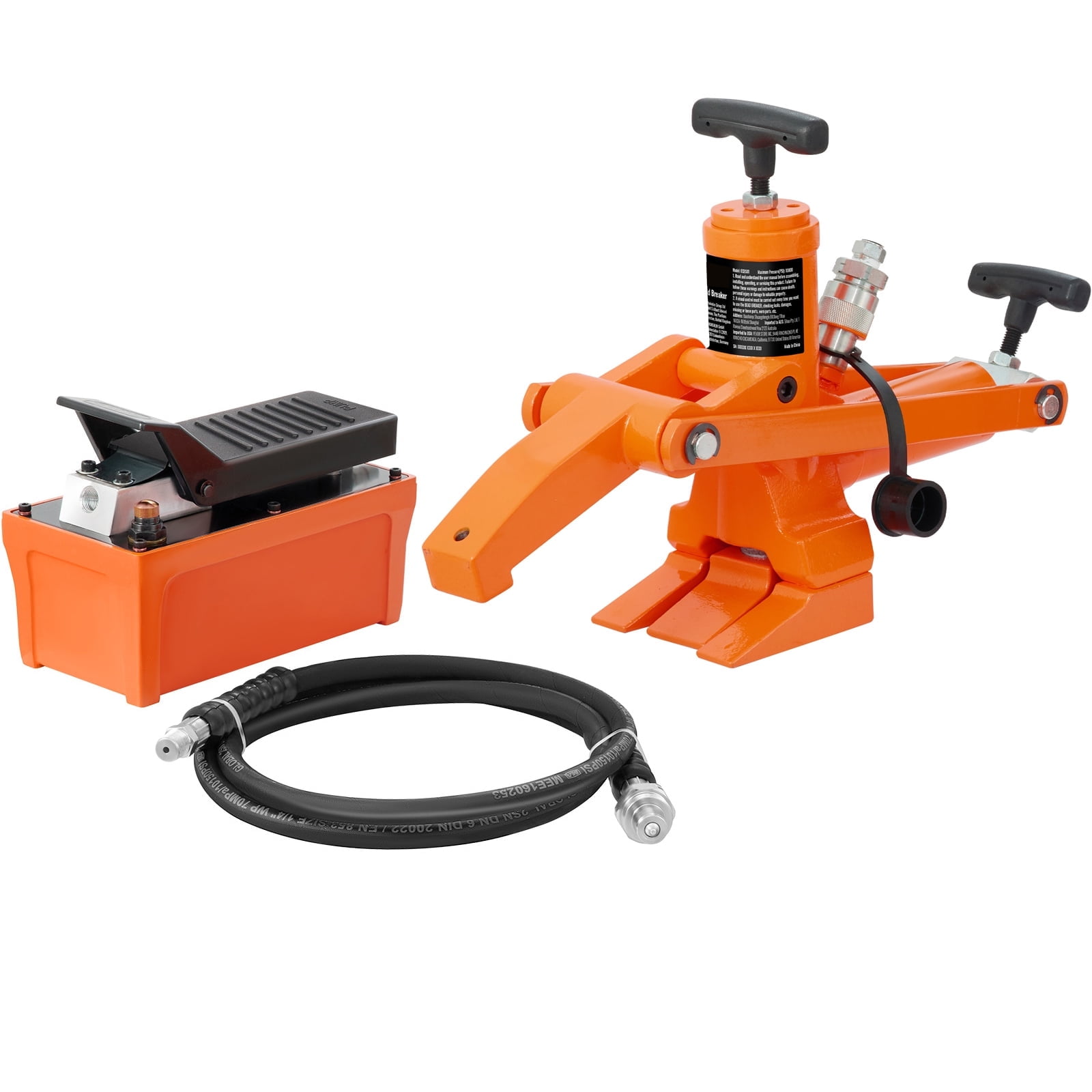 KFFKFF Hydraulic Tire Bead Breaker 10000 PSI Foot Pump for Tractor ...