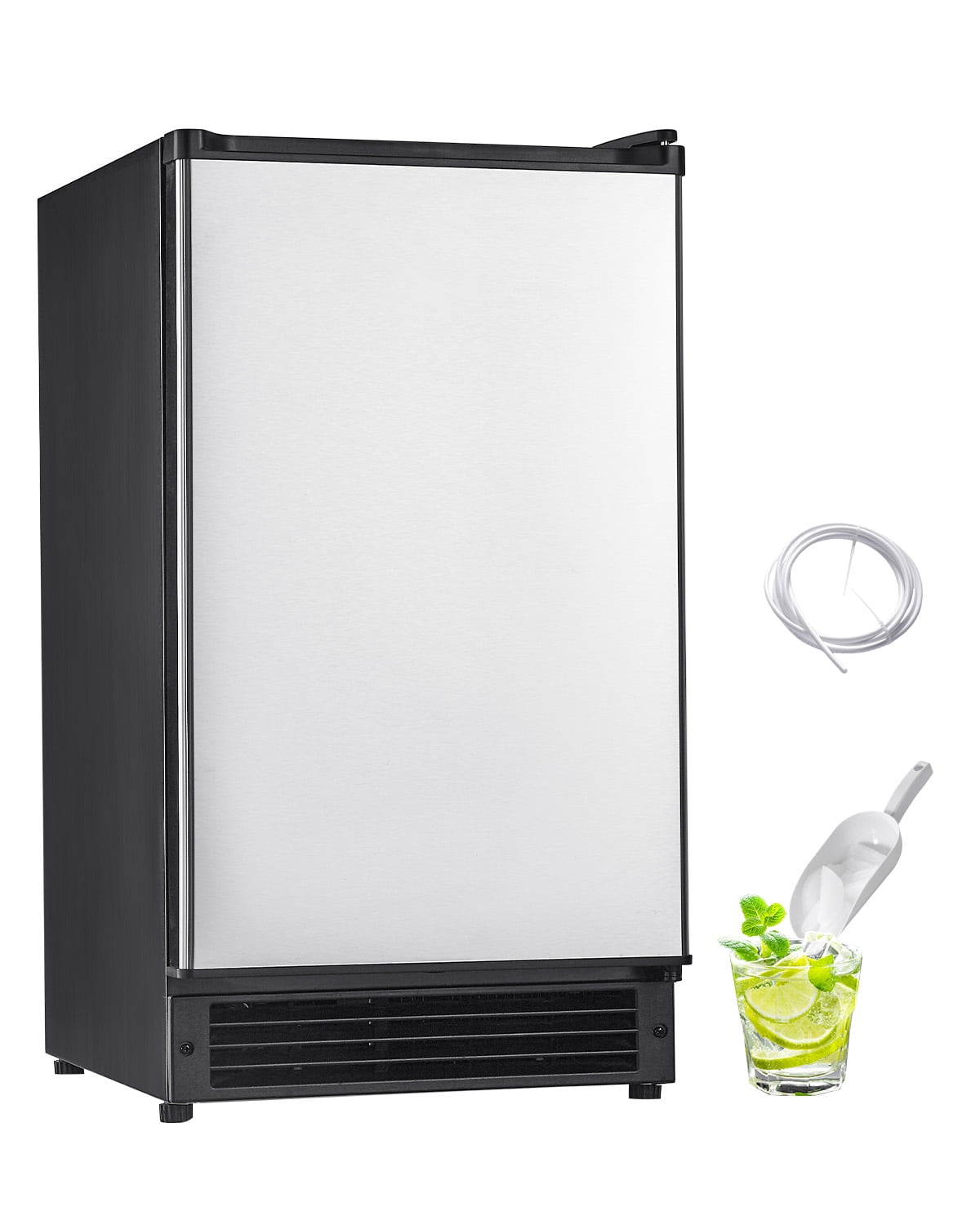 KFFKFF Inbuilt Ice Producer, 25 Lbs/Day Sub-Counter Ice Production ...