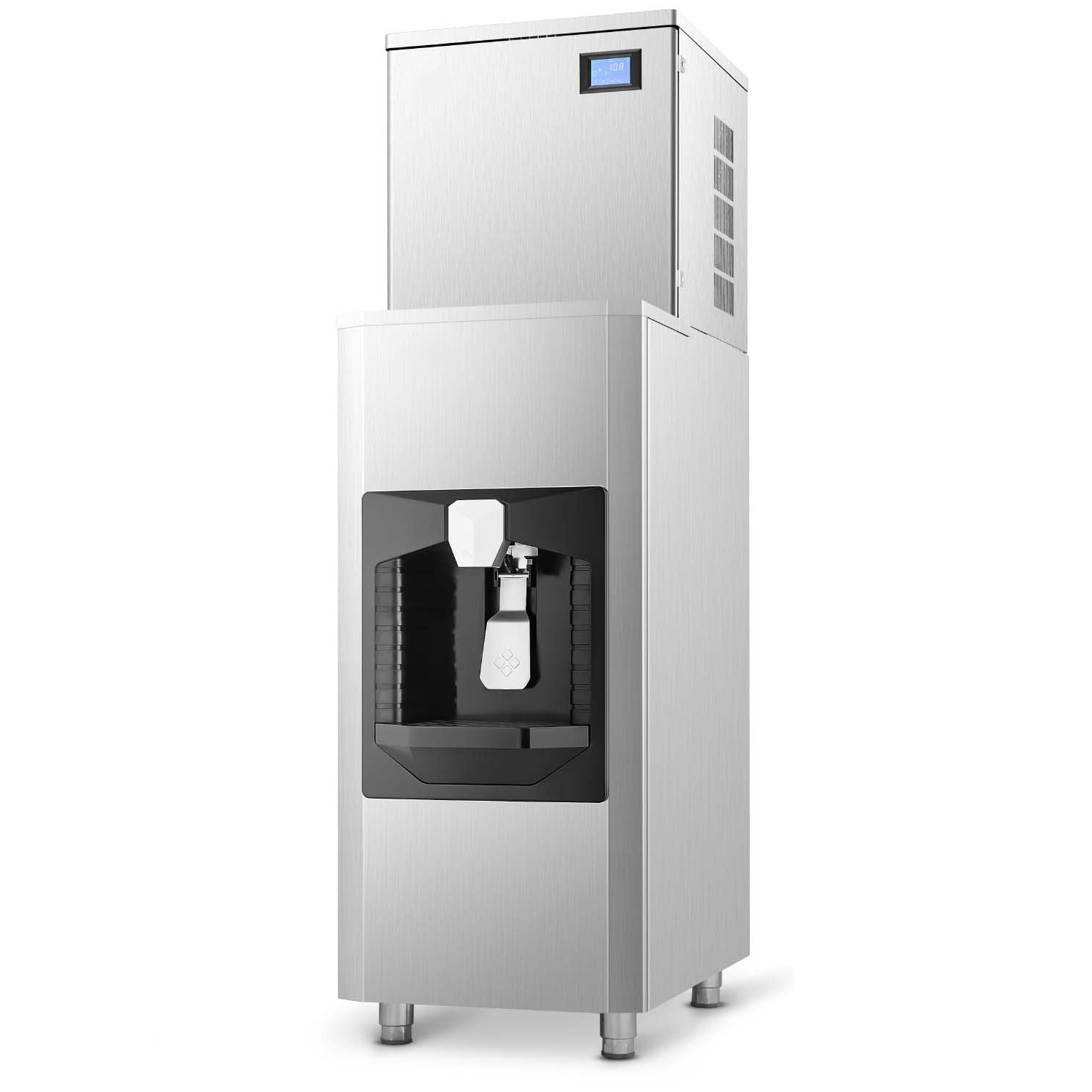 KFFKFF 550Lbs/24H Commercial Ice Maker Machine with 180 Lbs Large ...