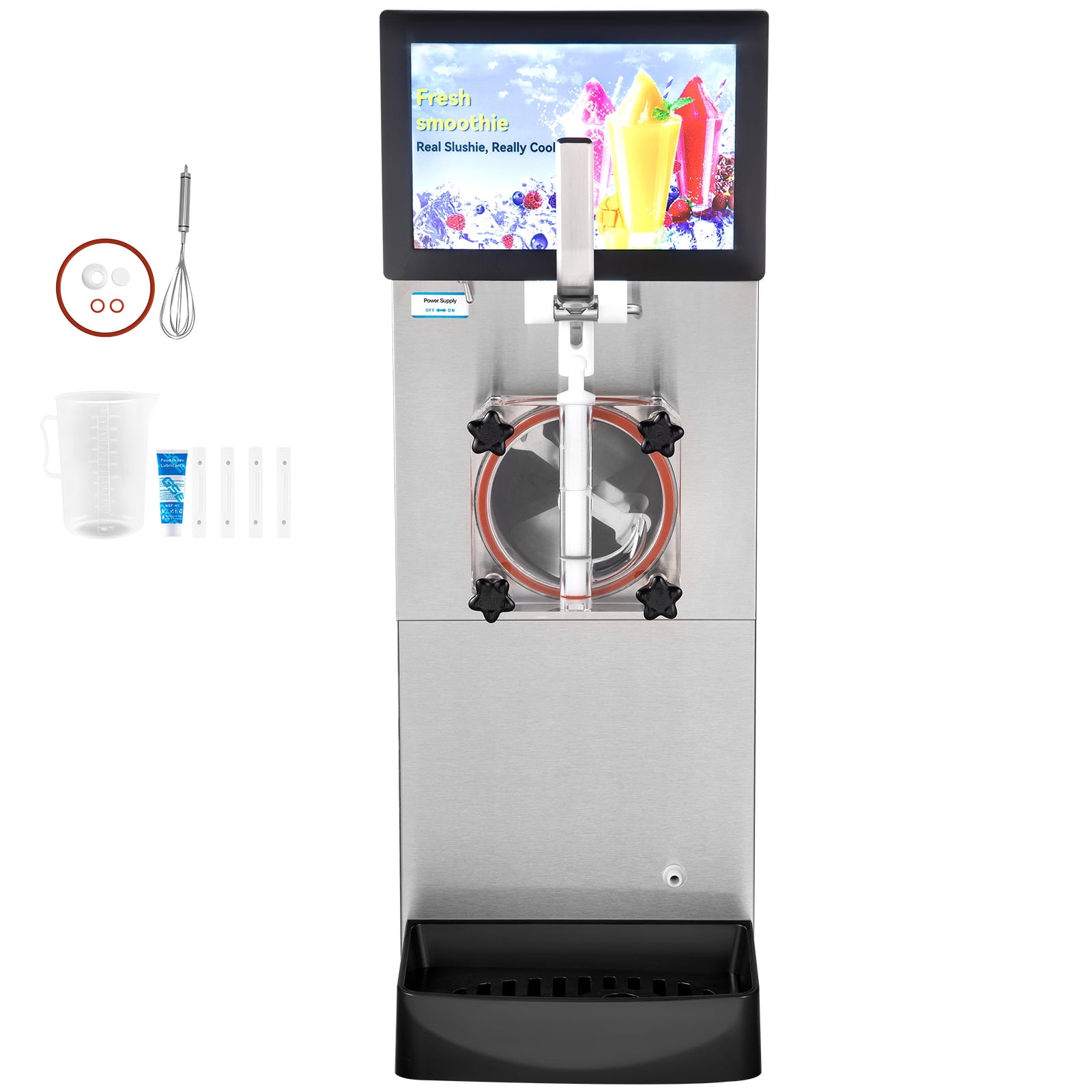 KFFKFF Industrial Slushie Maker, Single Chamber of 8L / 2.1 Gal ...