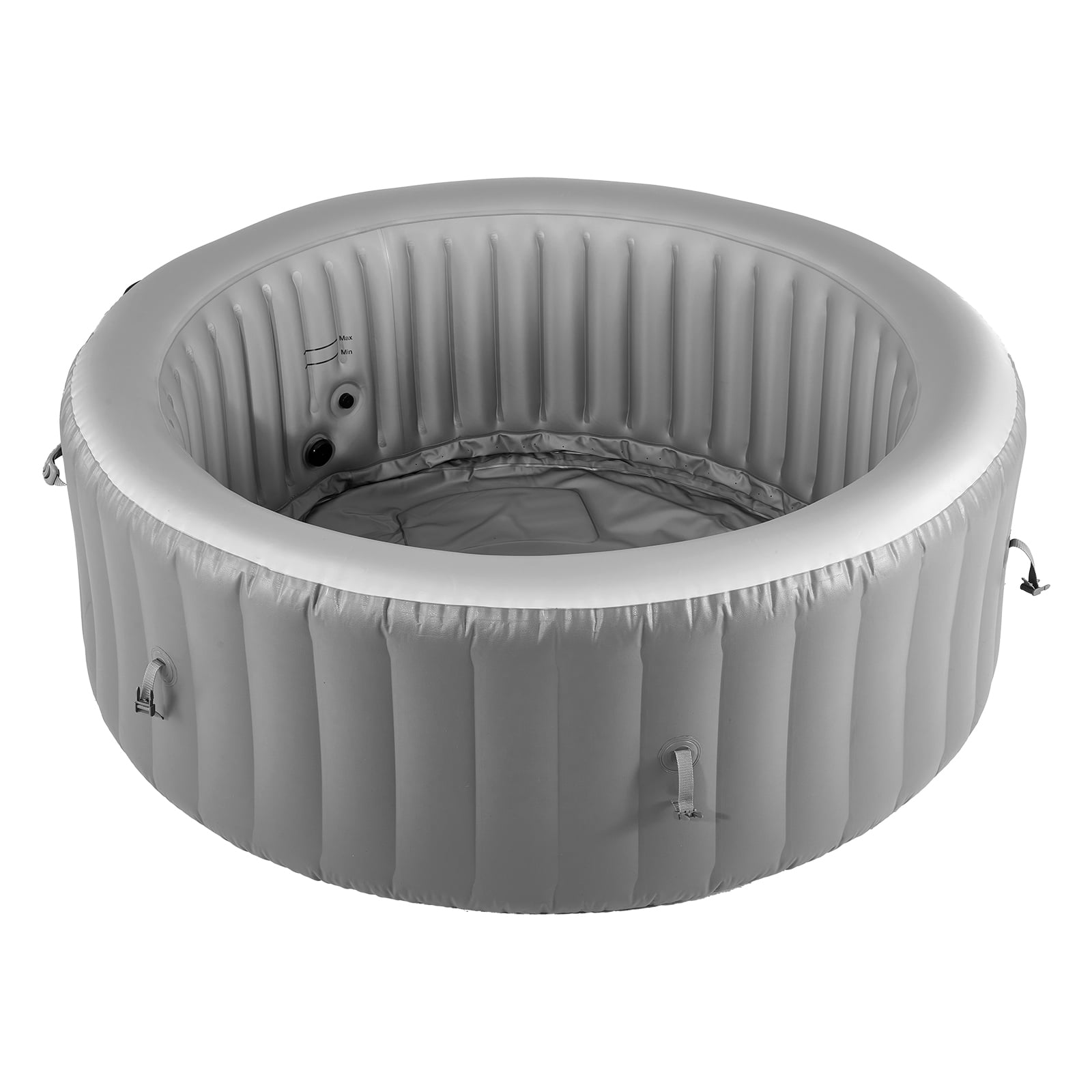 KFFKFF Inflatable Hot Tub, 6-8 Person Capacity, 94.5 x 26in Round ...