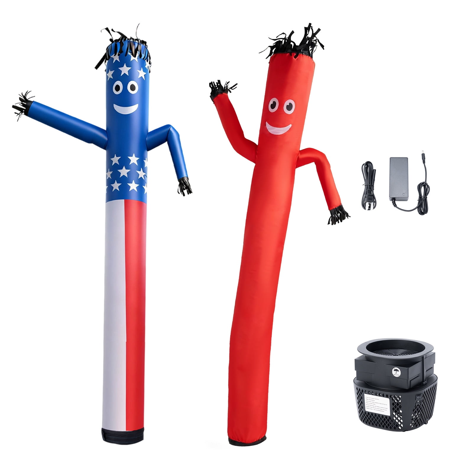 KFFKFF Inflatable Tube Man with Blower, 8 ft Tall, Waving Wind Dancing ...