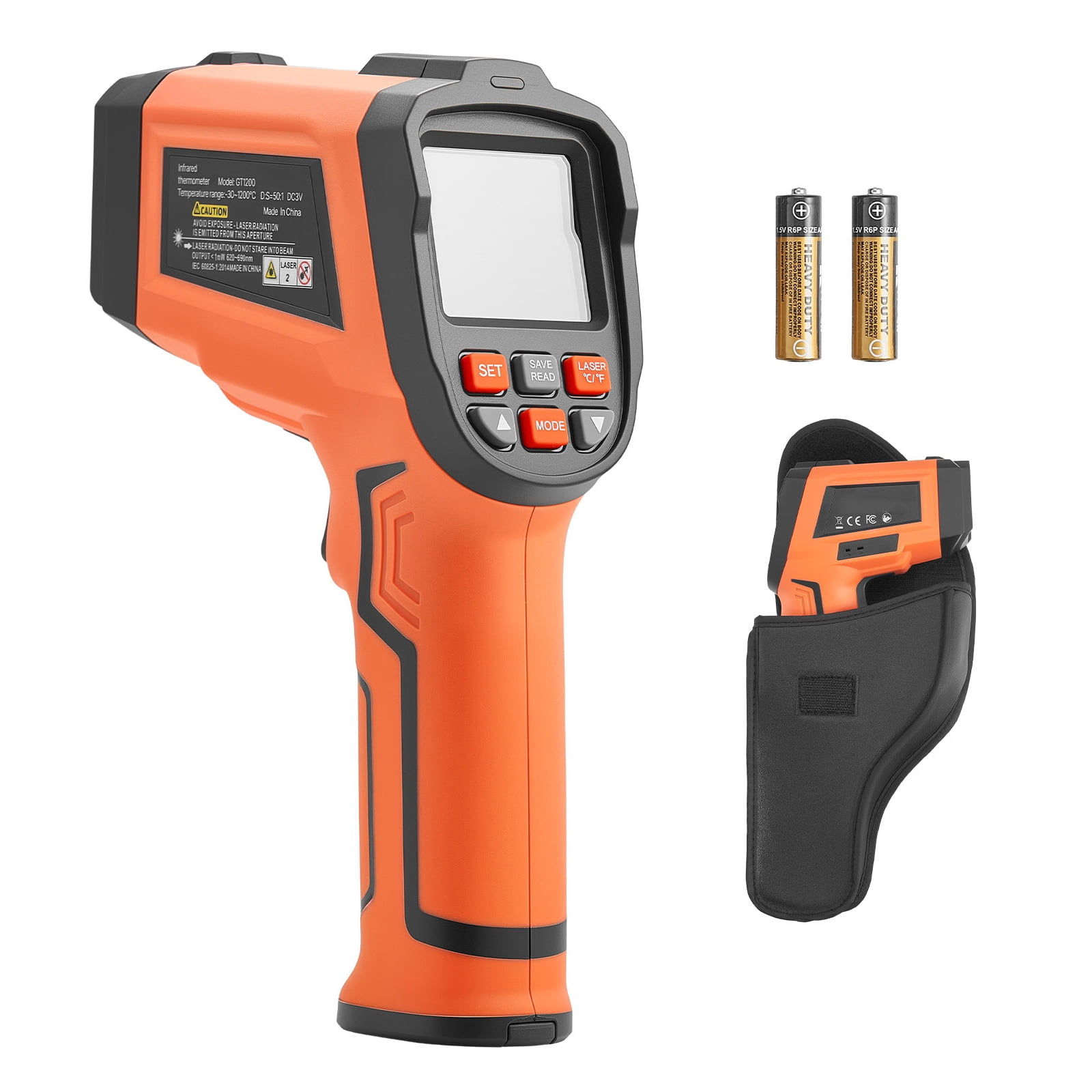 KFFKFF Infrared Thermometer, -22℉ to 2912℉ Dual-Mode IR Temperature Gun ...