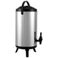 KFFKFF Insulation-Enhanced Drink Server, 2.4 Gallon 9.2 Liter, Dual ...
