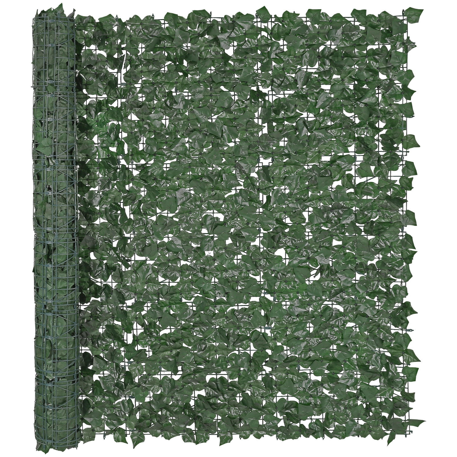 KFFKFF Ivy Privacy Fence 59x98 in Synthetic Verdant Wall Shield for ...