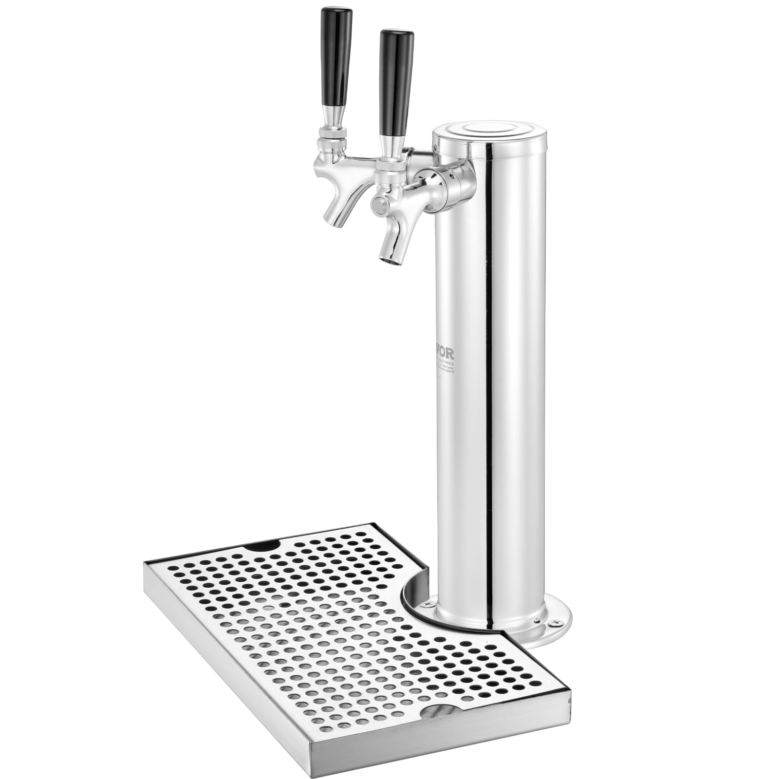 KFFKFF Kegerator Tower Set, Two-Tap Beverage Modification System ...