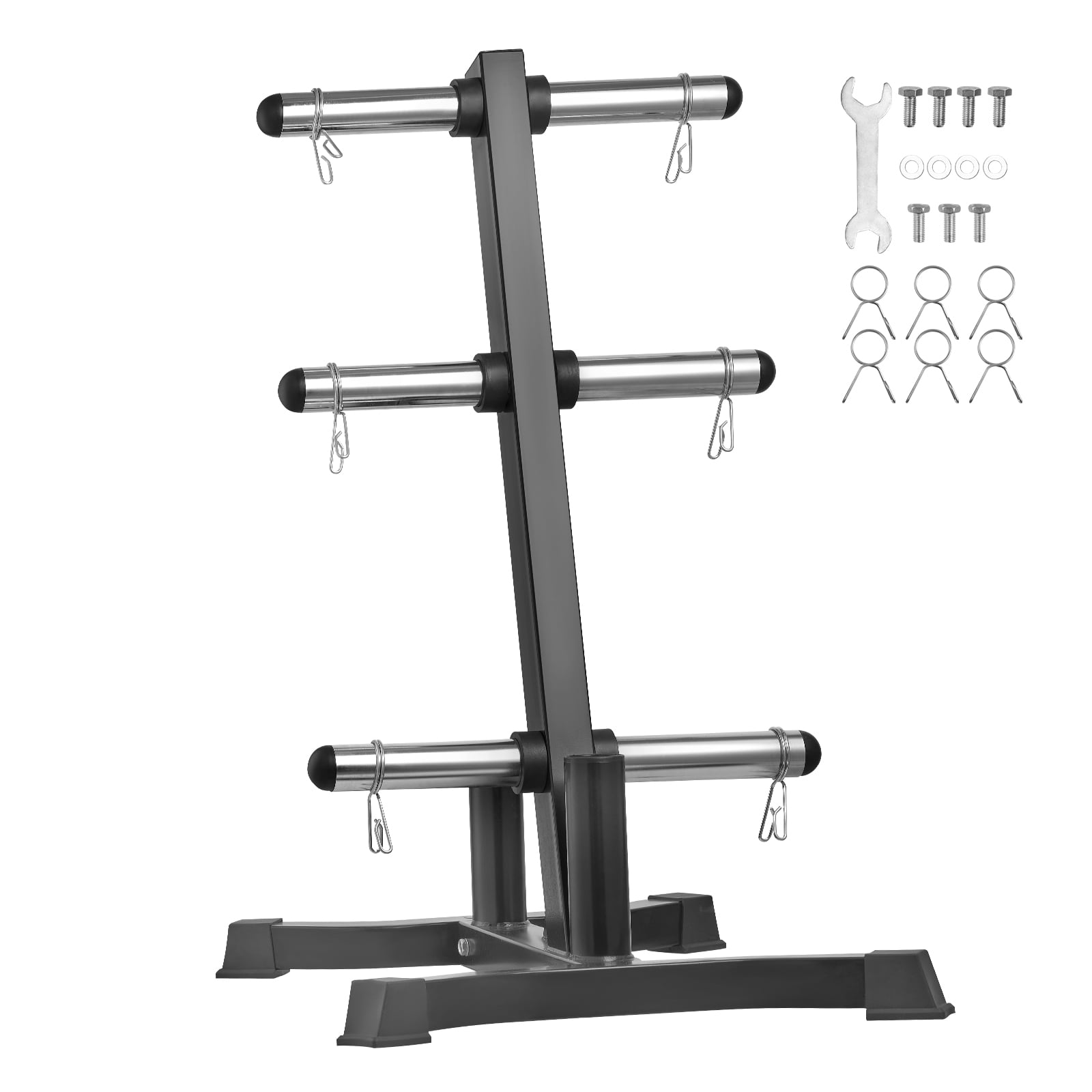 KFFKFF L-shaped Weight Plate Stand, Designed for 2-Inch Weight Plates ...