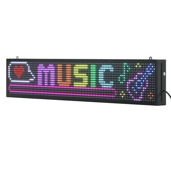 KFFKFF LED Sign with Programmable Features, P10 Full Spectrum Digital ...