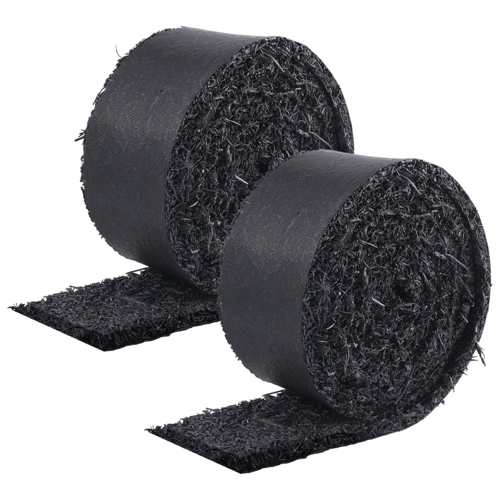 KFFKFF Landscaping Rubber Mulch, Duo Pack of Recycled Rubber Mulch Mats ...