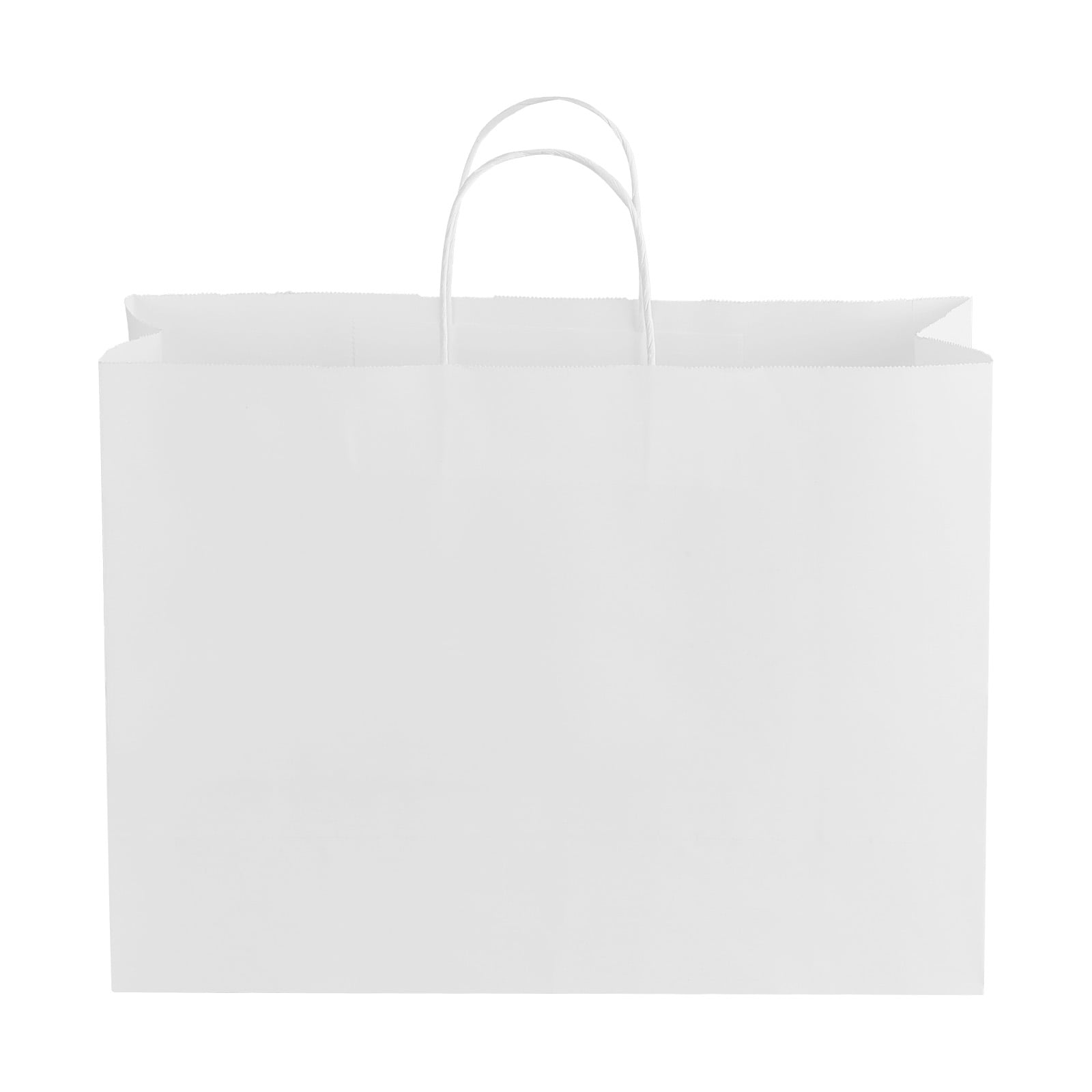 KFFKFF Large Kraft Paper Bags with Handles, 50 Pieces 16 x 6 x 12 ...