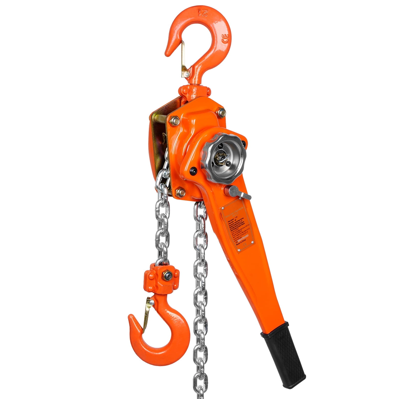 KFFKFF Lever Hoist G80 Ratchet Hoist 3300 lb Capacity 20ft Lift ...