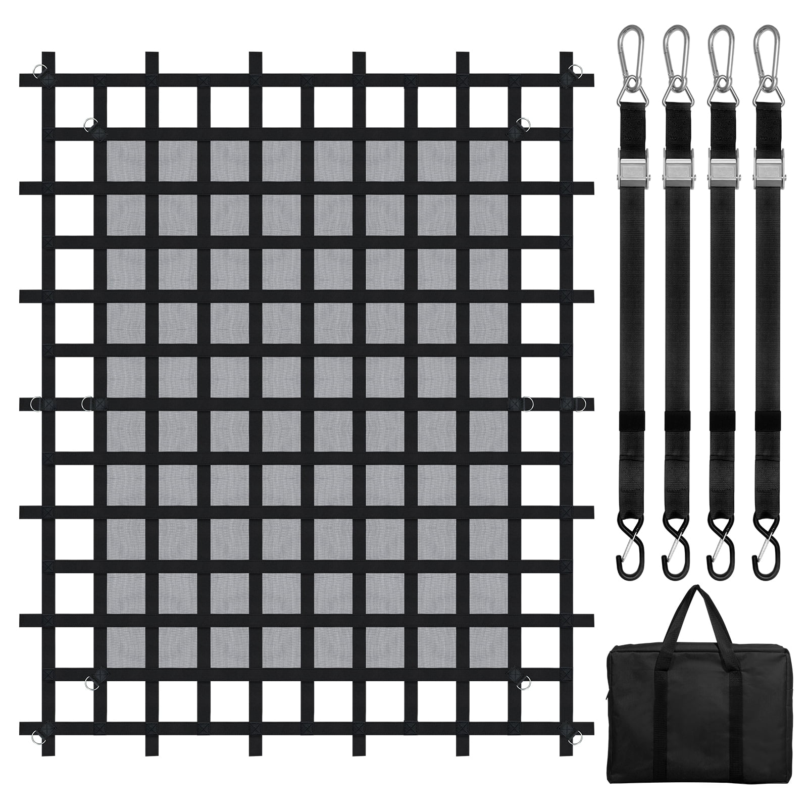 KFFKFF Load Mesh, 96x81 inches, Robust Freight Mesh for Truck Bed, 4 ...