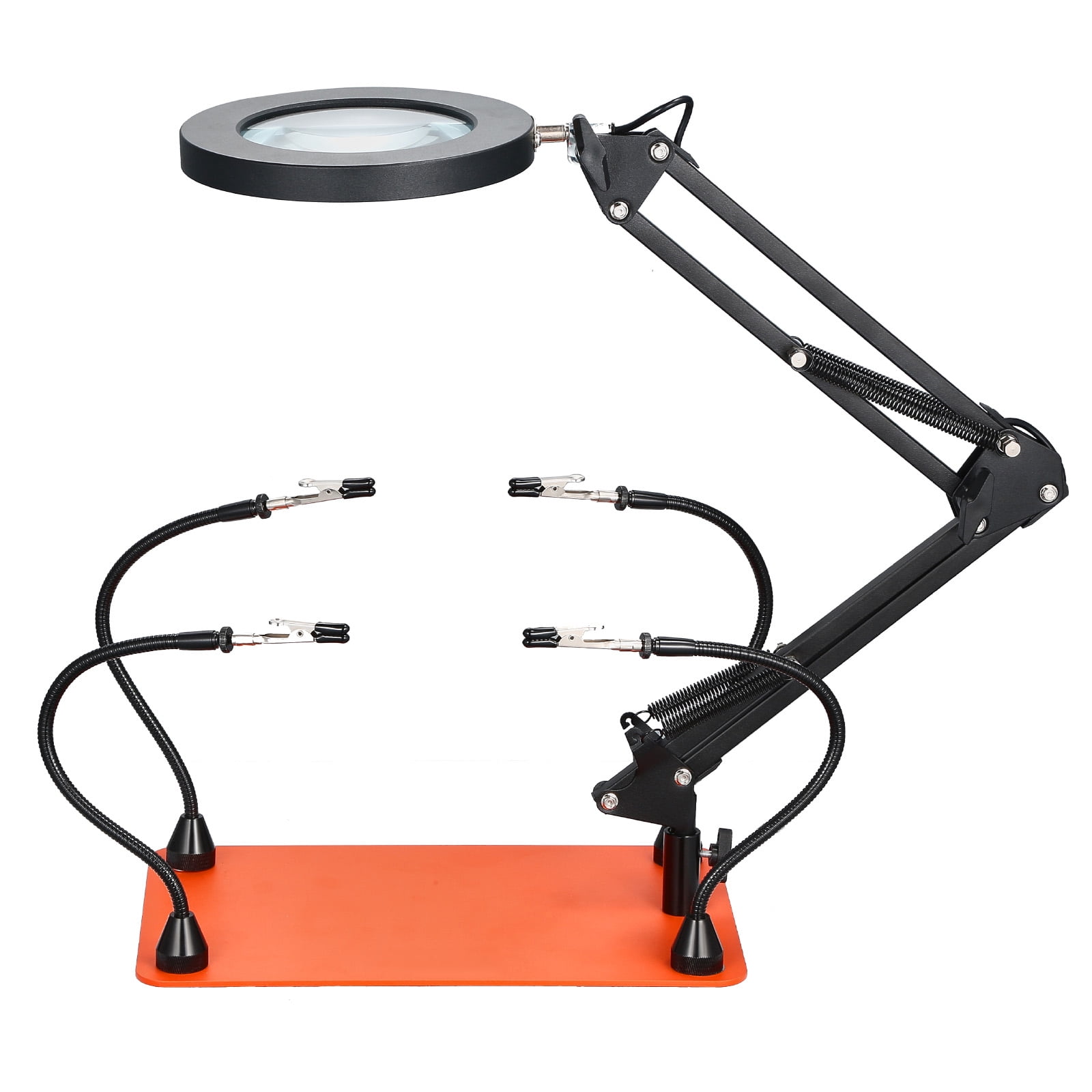 KFFKFF Magnetic Helping Hands Soldering Station with 4 Adjustable Arms ...