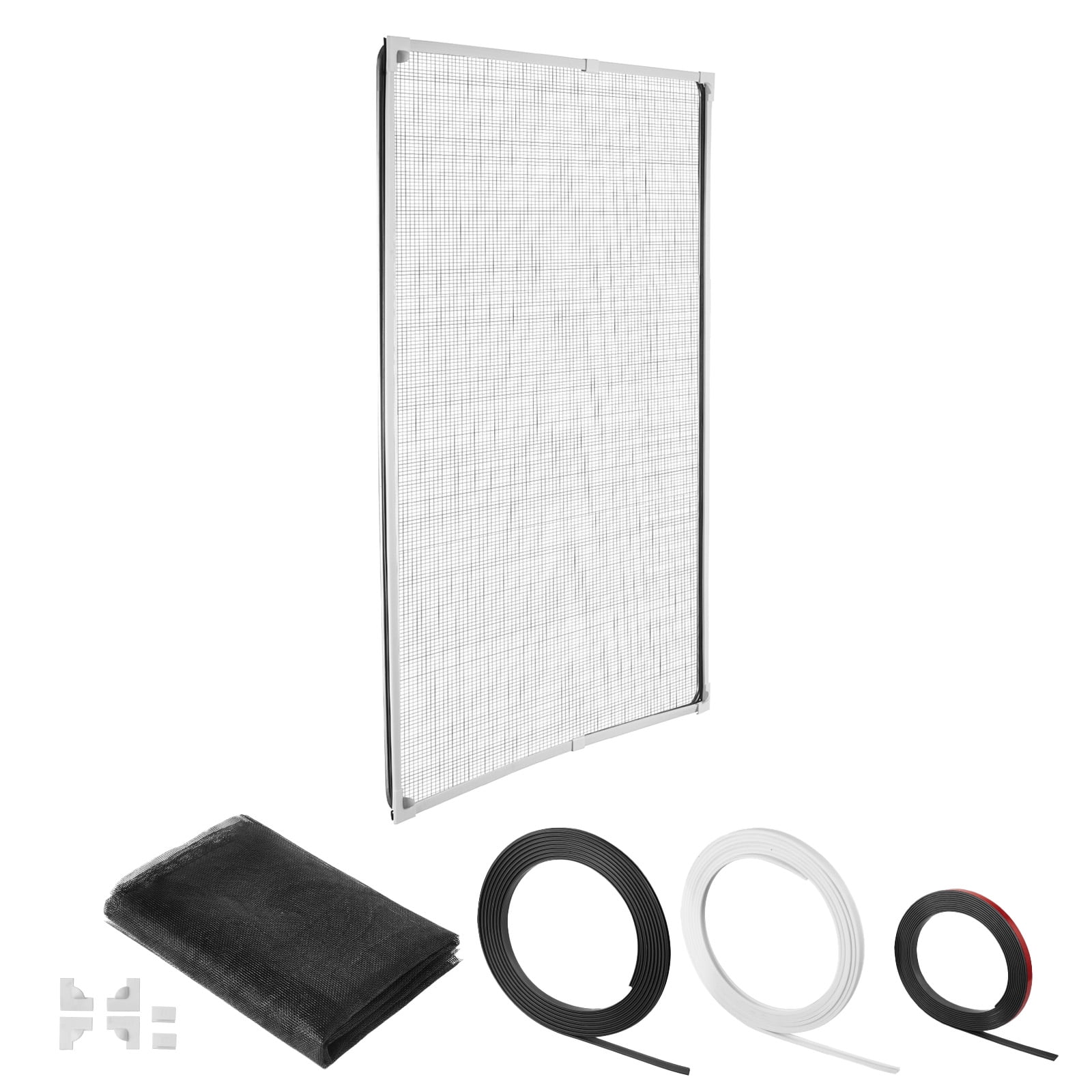 KFFKFF Magnetic Window Screen, 58.27 x 39.17 inch PVC and Fiberglass ...