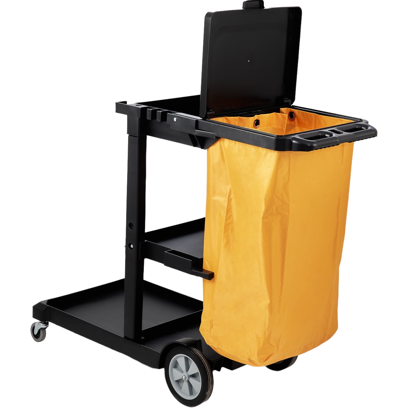 KFFKFF Maintenance Trolley, Triple-Tier Industrial Cleaning Trolley ...