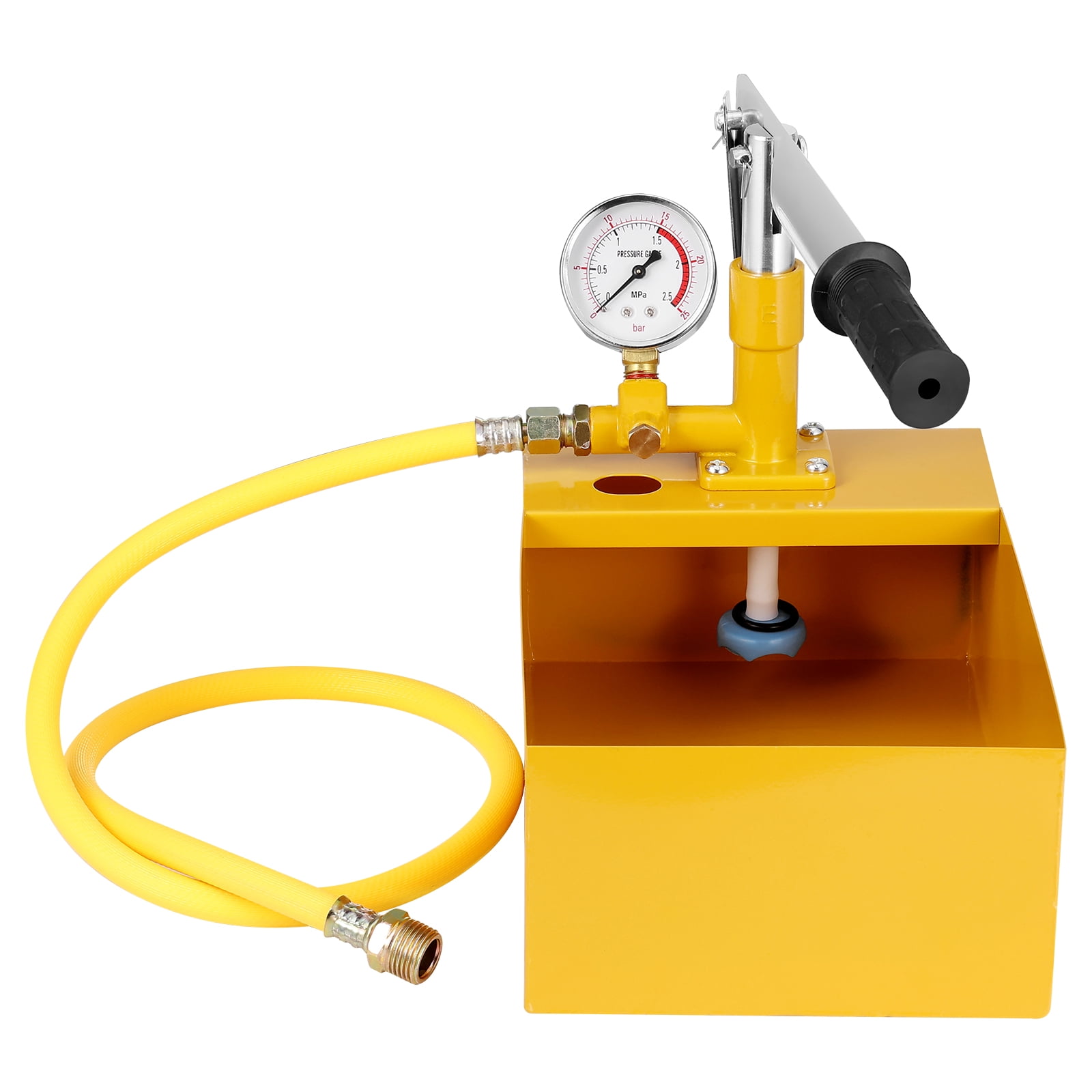 KFFKFF Manual Hydraulic Test Pump, Peak 25 bar/362 PSI, Single Valve ...