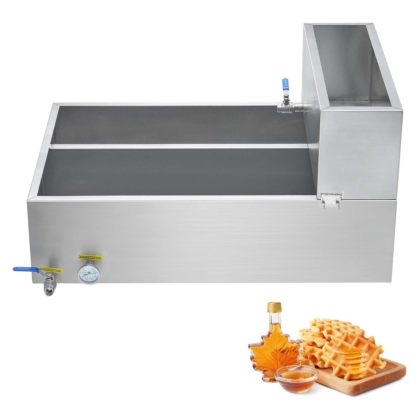 KFFKFF Maple Syrup Evaporator Pan, 35-Gallon Capacity, Produces 509 ...