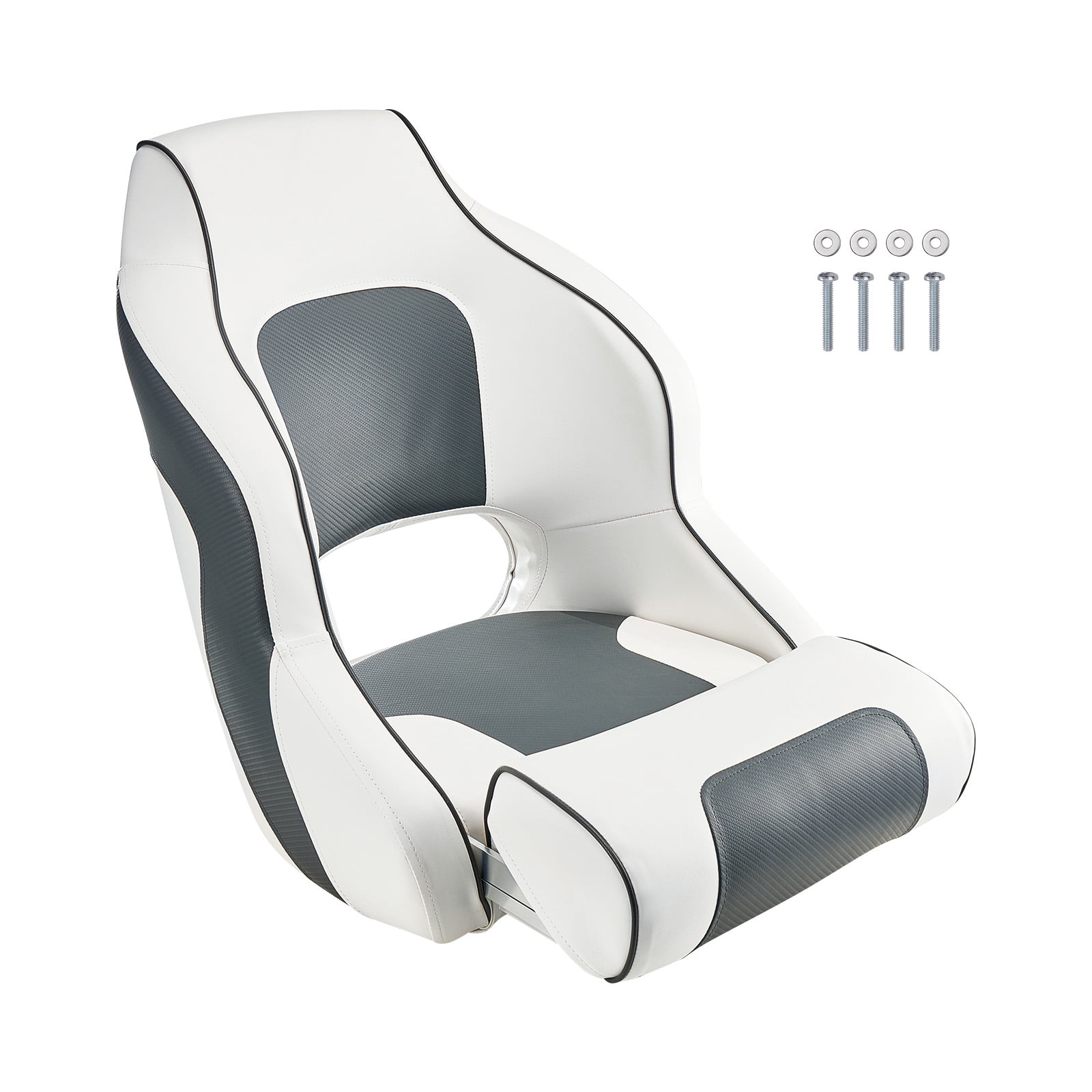 KFFKFF Marine Chair, Elevated Back Support, Foldable Nautical Chair ...