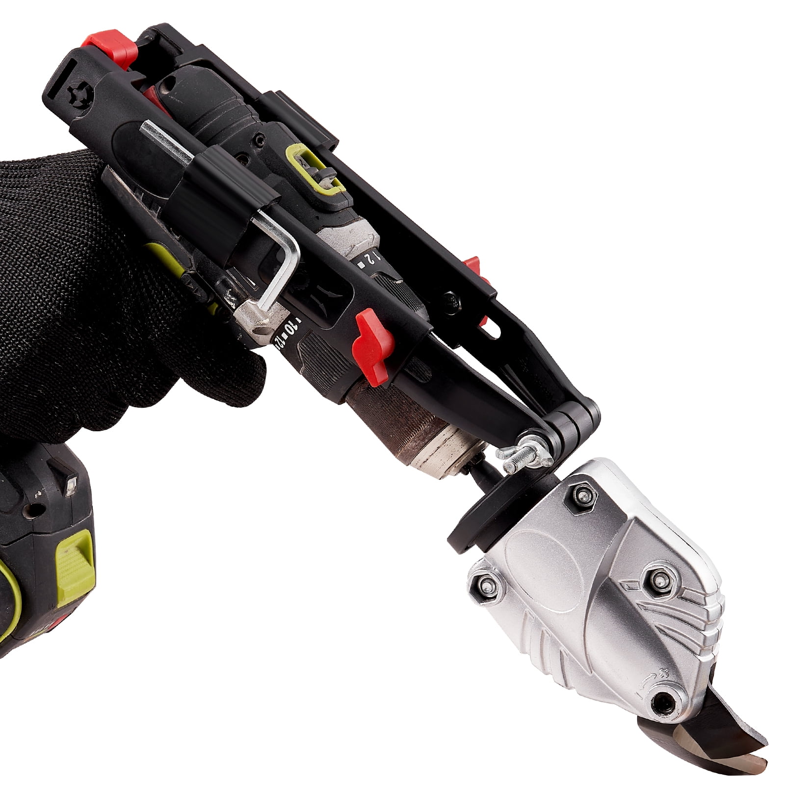 KFFKFF Metal Cutter Drill Attachment, Includes Metal Shears Accessory ...