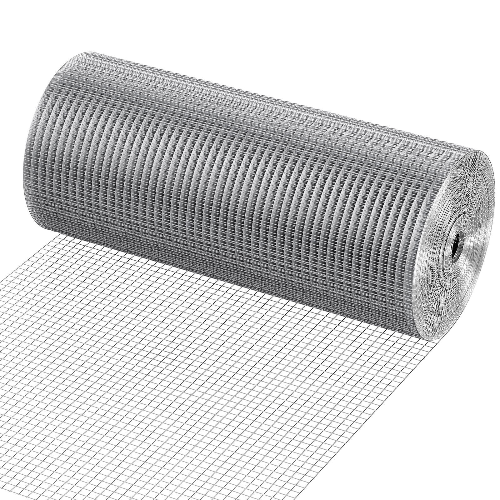 KFFKFF Metal Mesh, 1/2 inch 24in x 100 ft 19 Gauge, Thermally Immersed ...