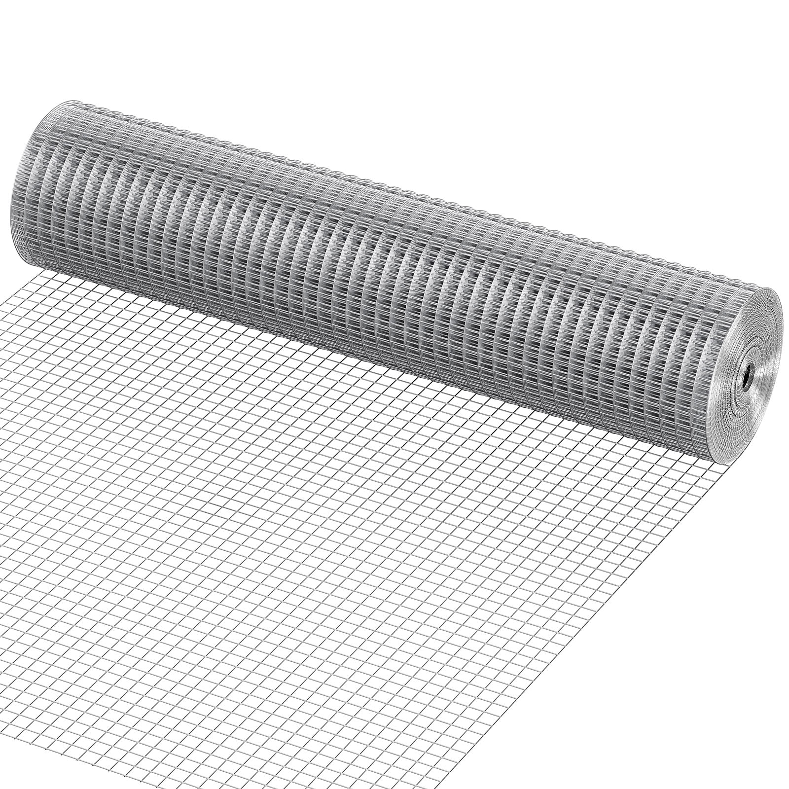 KFFKFF Metal Mesh, 1/2 inch 24in x 25 ft 19 Gauge, Thermally Immersed ...