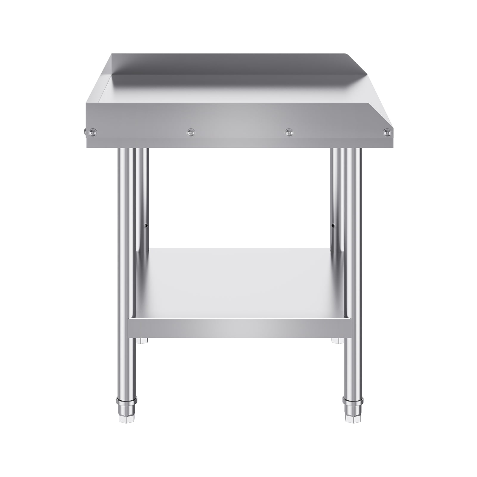 KFFKFF Metal Prep Table, 24x24x26 In, Stainless Steel, Kitchen ...