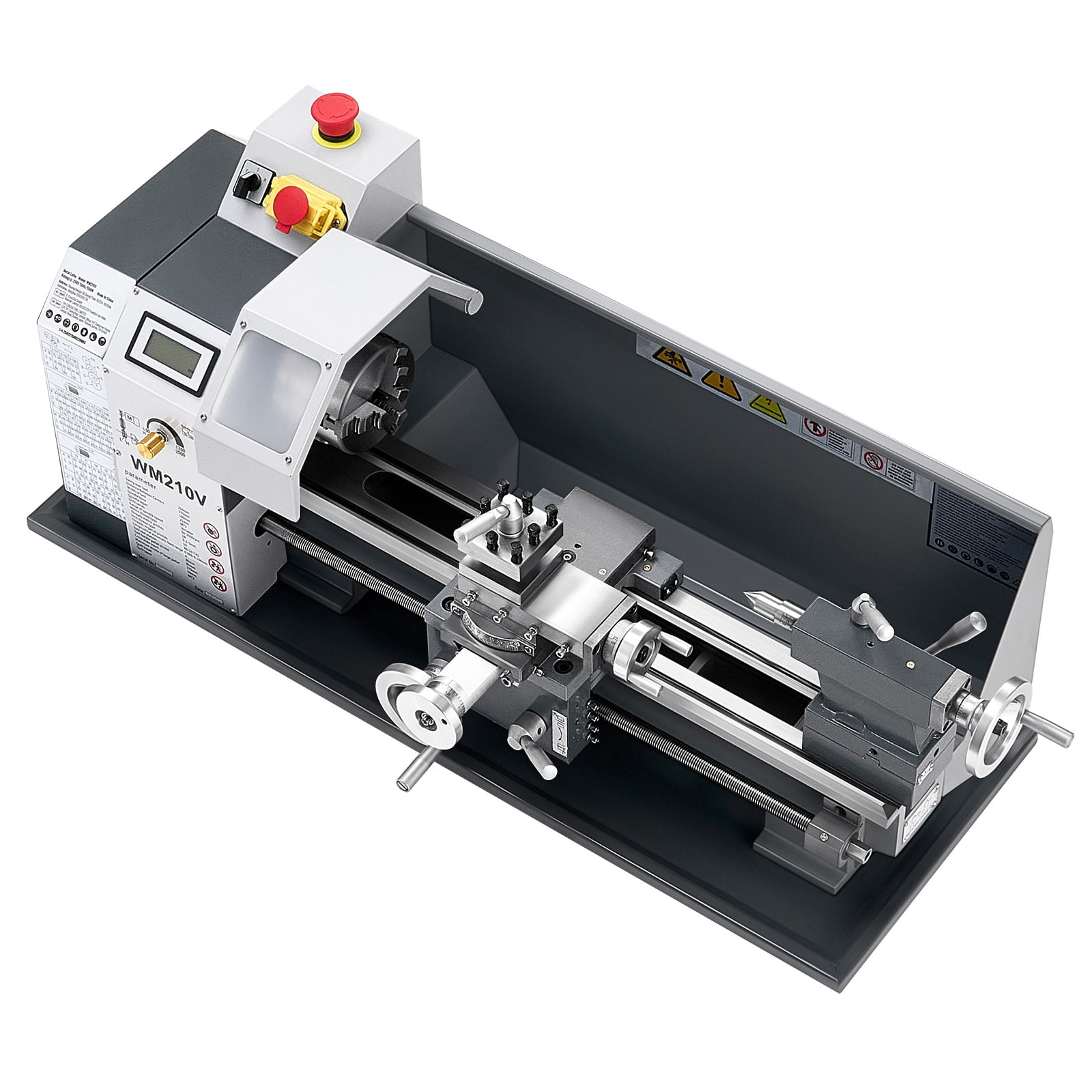 KFFKFF Metal Turning Tool, 8 x 16 inches, 550W Tabletop Lathe Device, 0 ...