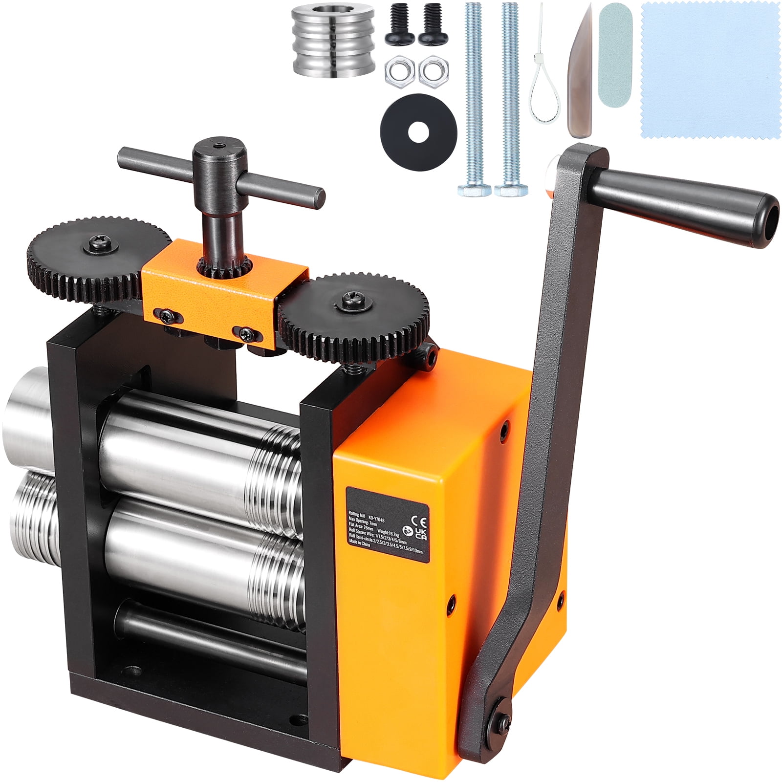 KFFKFF Rolling Mill, 3"/76mm Craft Milling Machine, Gear Ratio of 1:2 ...