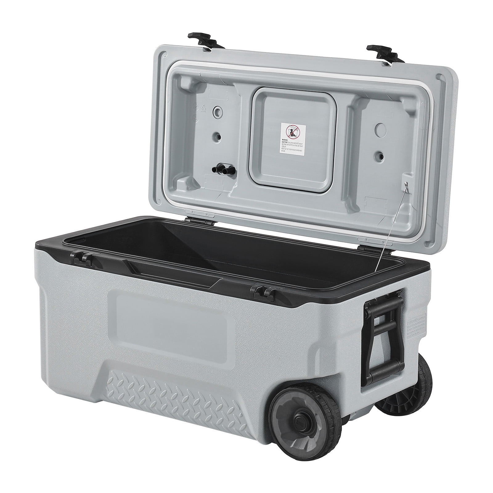 KFFKFF 74 QT Ultra-Light Hard-Sided Ice Chest Cooler Hard Chest Cooler ...