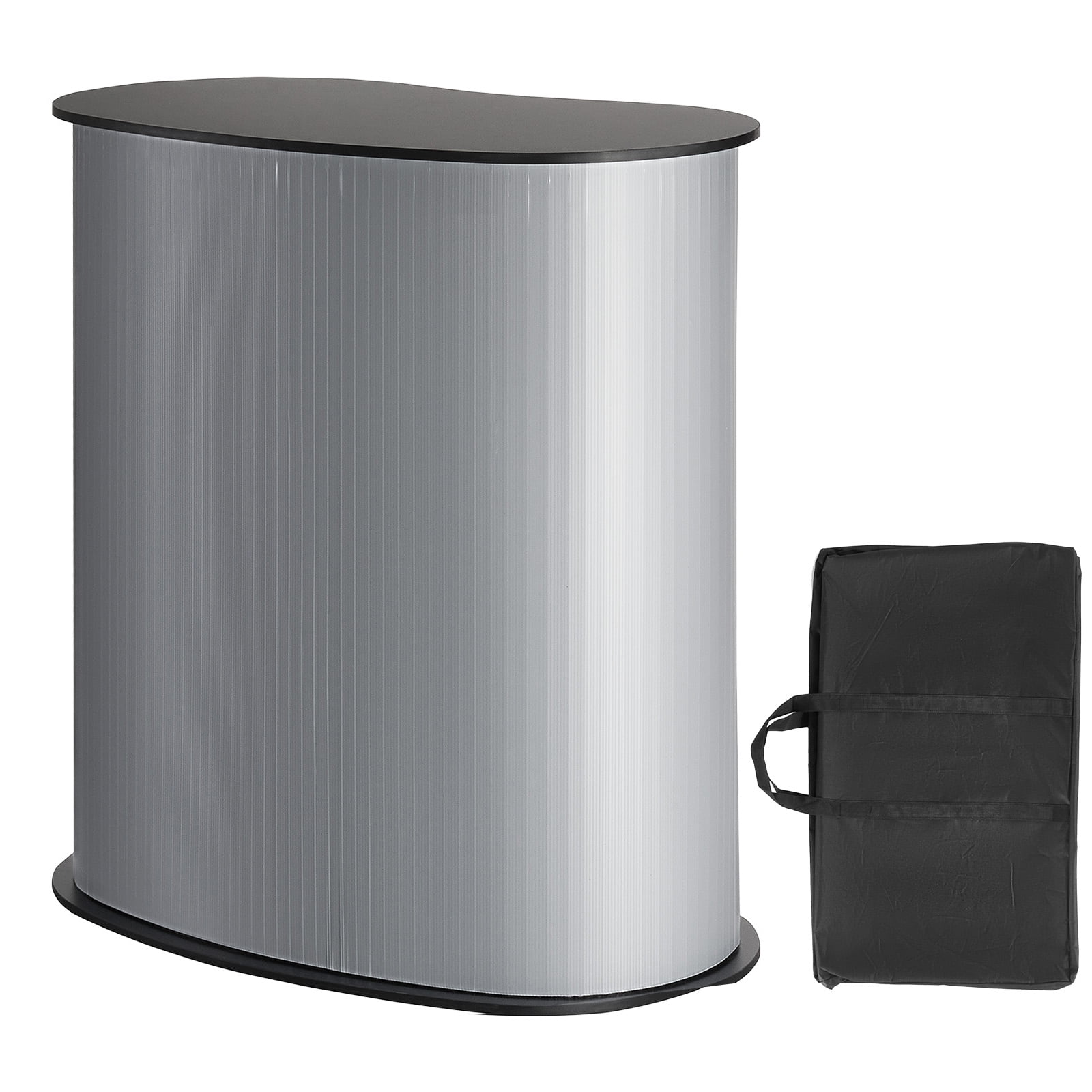 KFFKFF Mobile Convention Podium Desk, Dimensions 35.43" x 19.29" x 37. ...