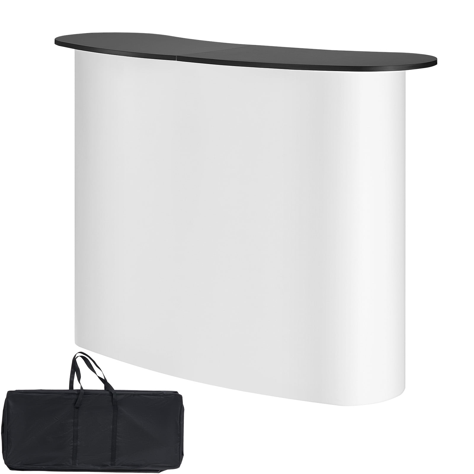 KFFKFF Mobile Exhibit Table, Dimensions: 51.18" x 18.31" x 37.4", Ideal ...