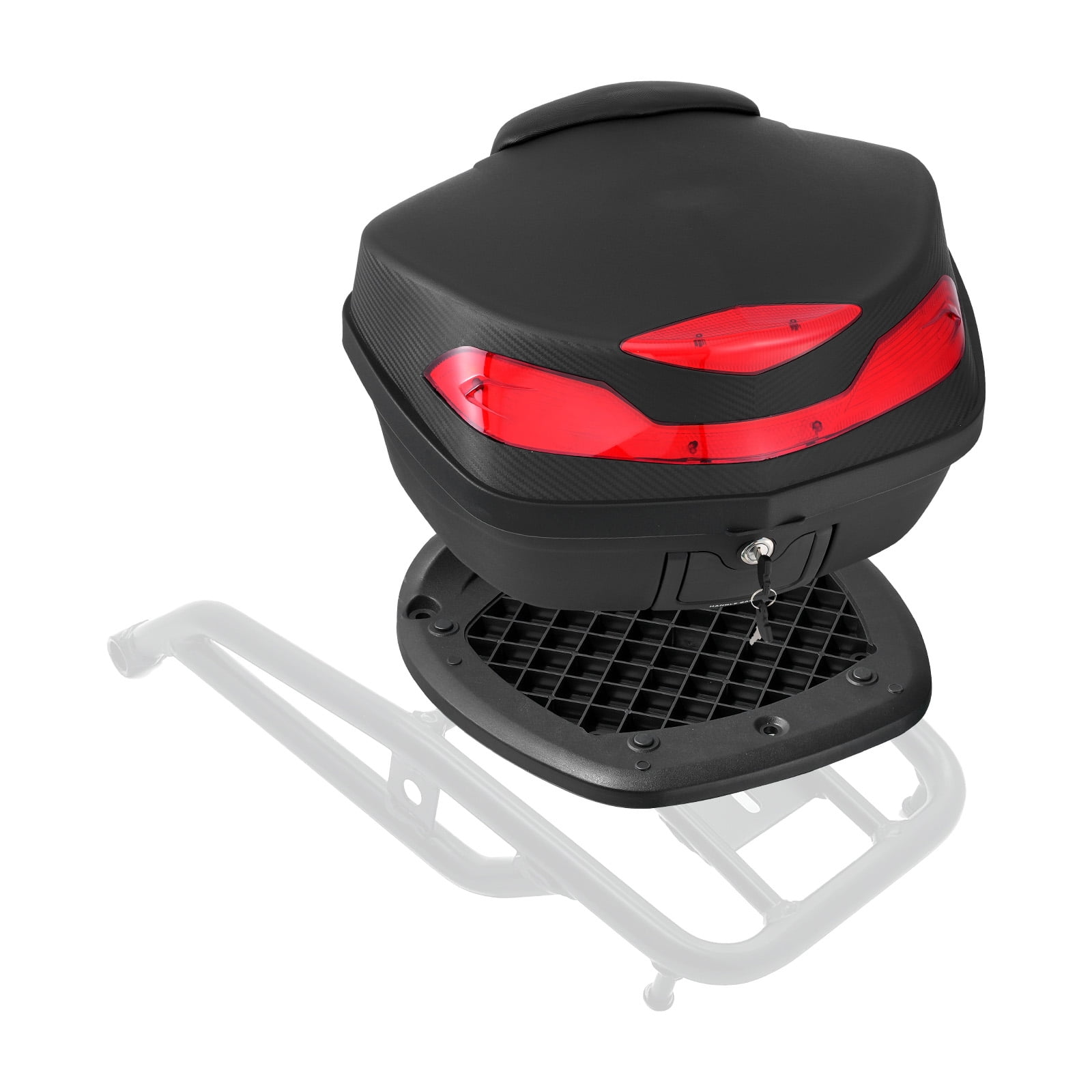 KFFKFF Motorbike Rear Case, Universally Compatible Robust PP ...