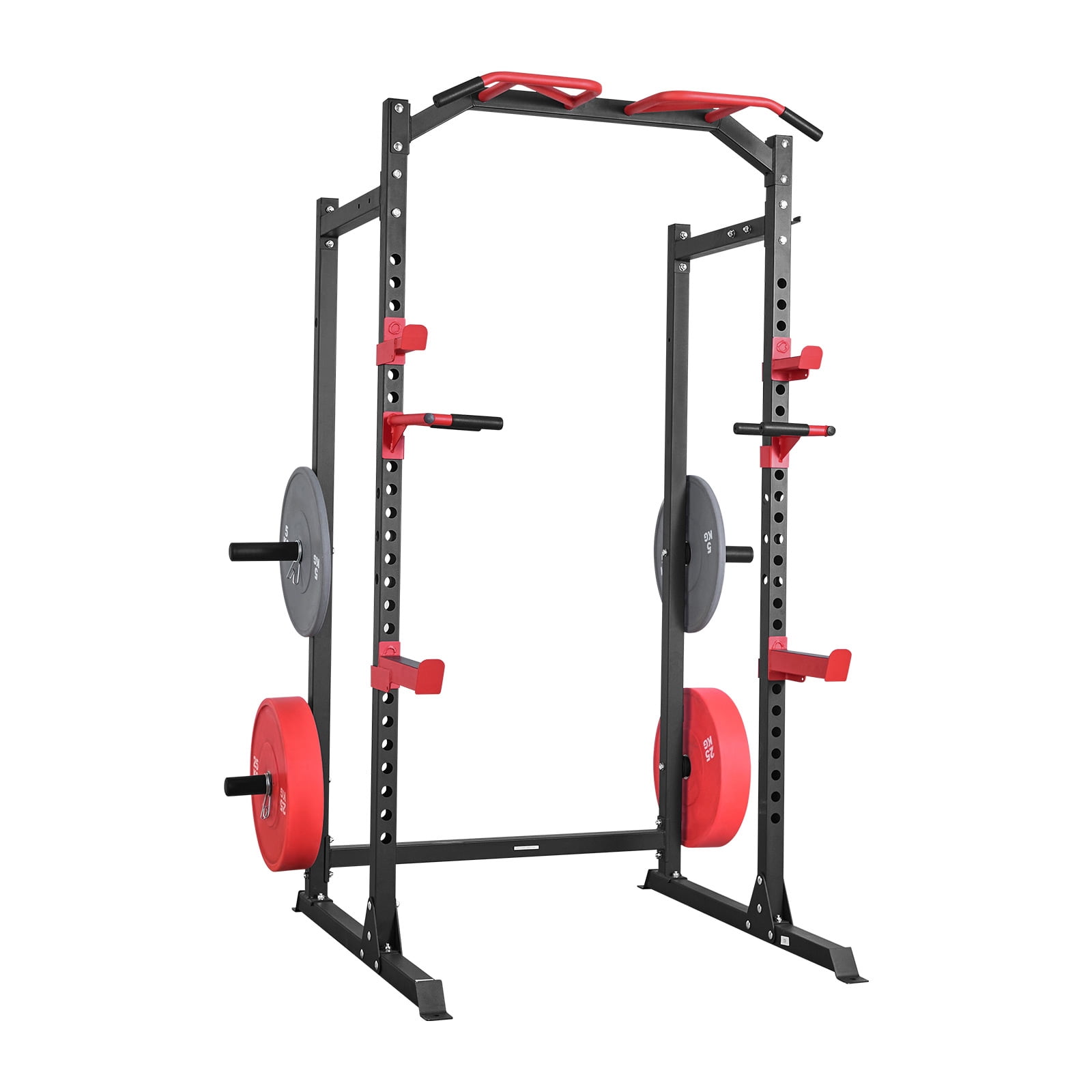 KFFKFF Multifunctional Power Cage Power Rack with Adjustable Height ...