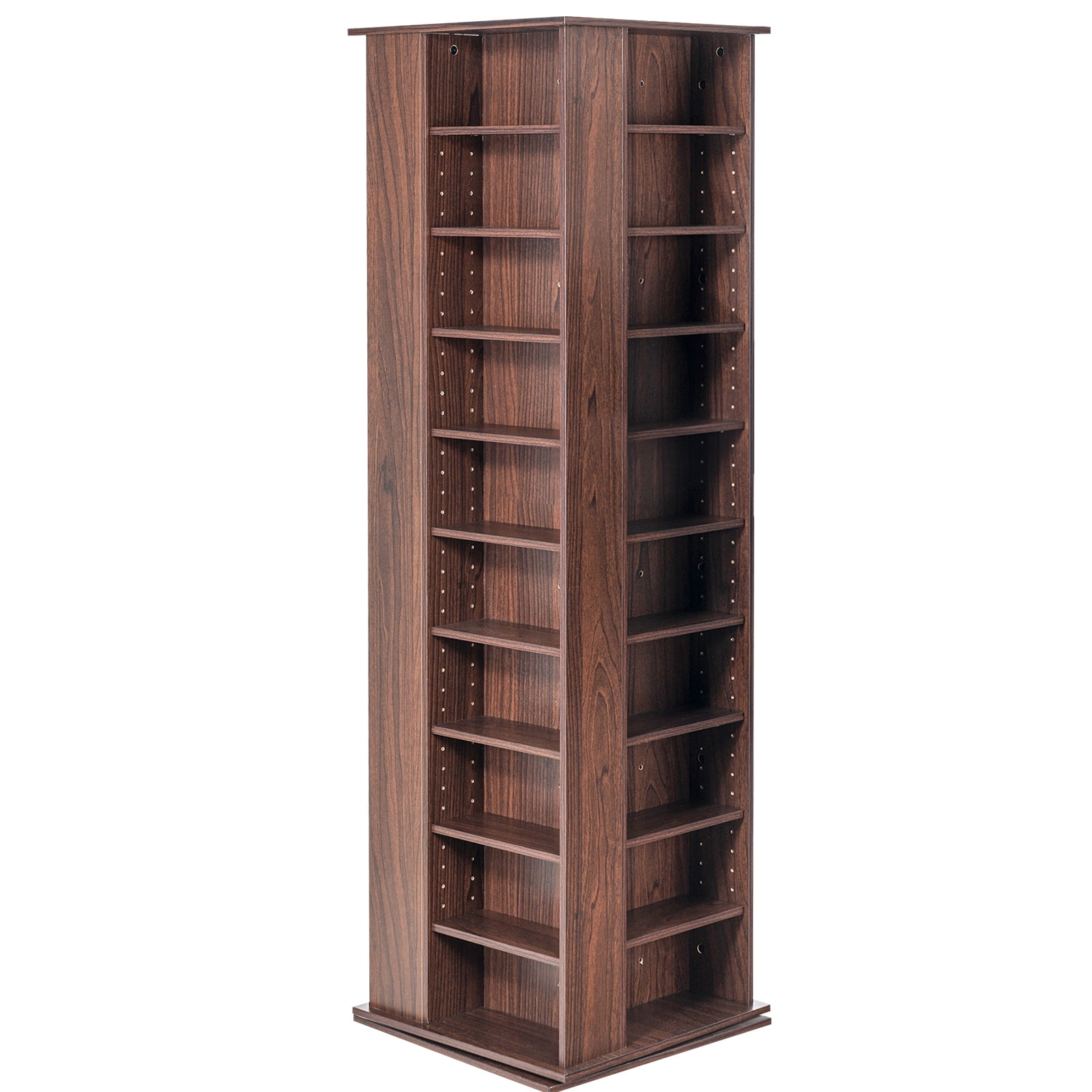 KFFKFF Multimedia Storage Cabinet, Swivel Media Tower, Accommodates up ...