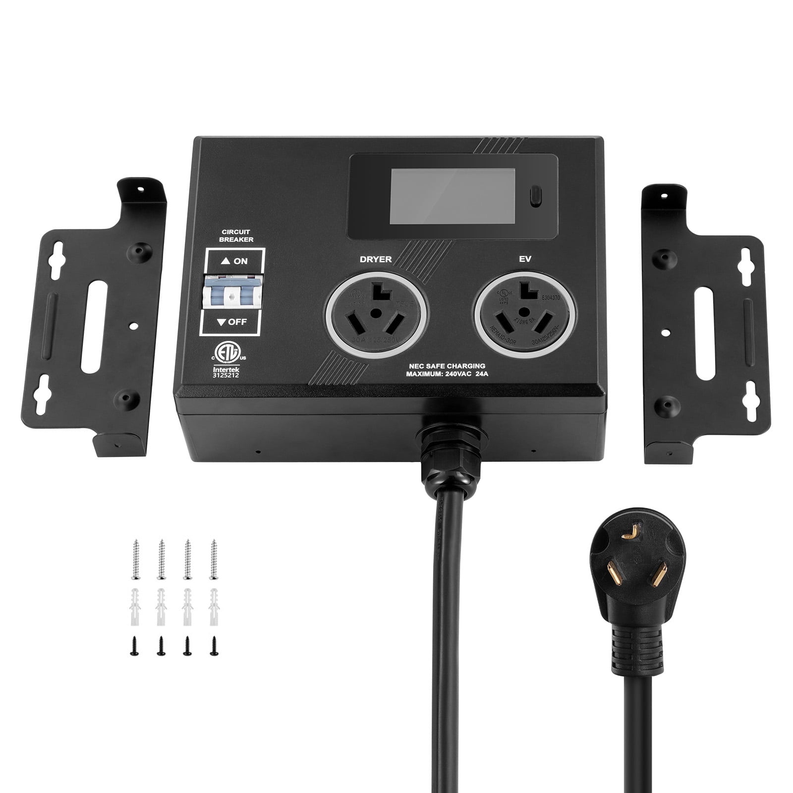 KFFKFF NEMA Distributor for Dryer and EV, Tri-Color LED Display, 240V ...