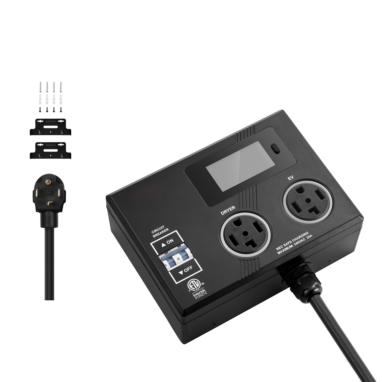 KFFKFF NEMA Distributor for Dryer and EV, Tri-Color LED Display, 240V ...