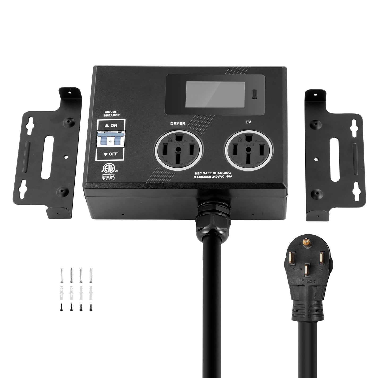 KFFKFF NEMA Distributor for Dryer and EV, Tri-Color LED Display, 240V ...