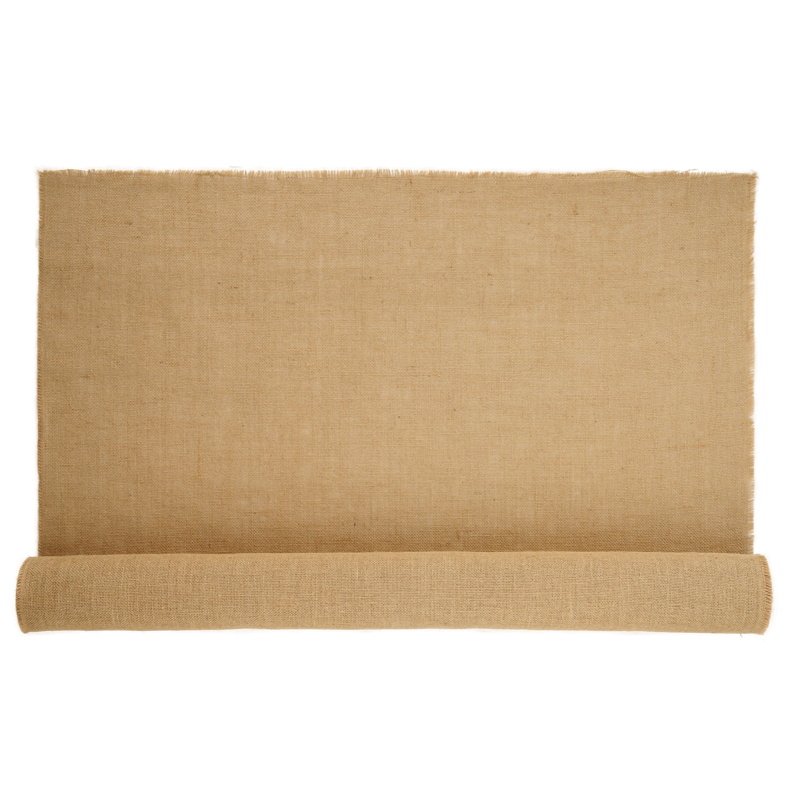 KFFKFF Natural Jute Burlap Roll, 40” x 30 ft & 50 x 50 High Density ...