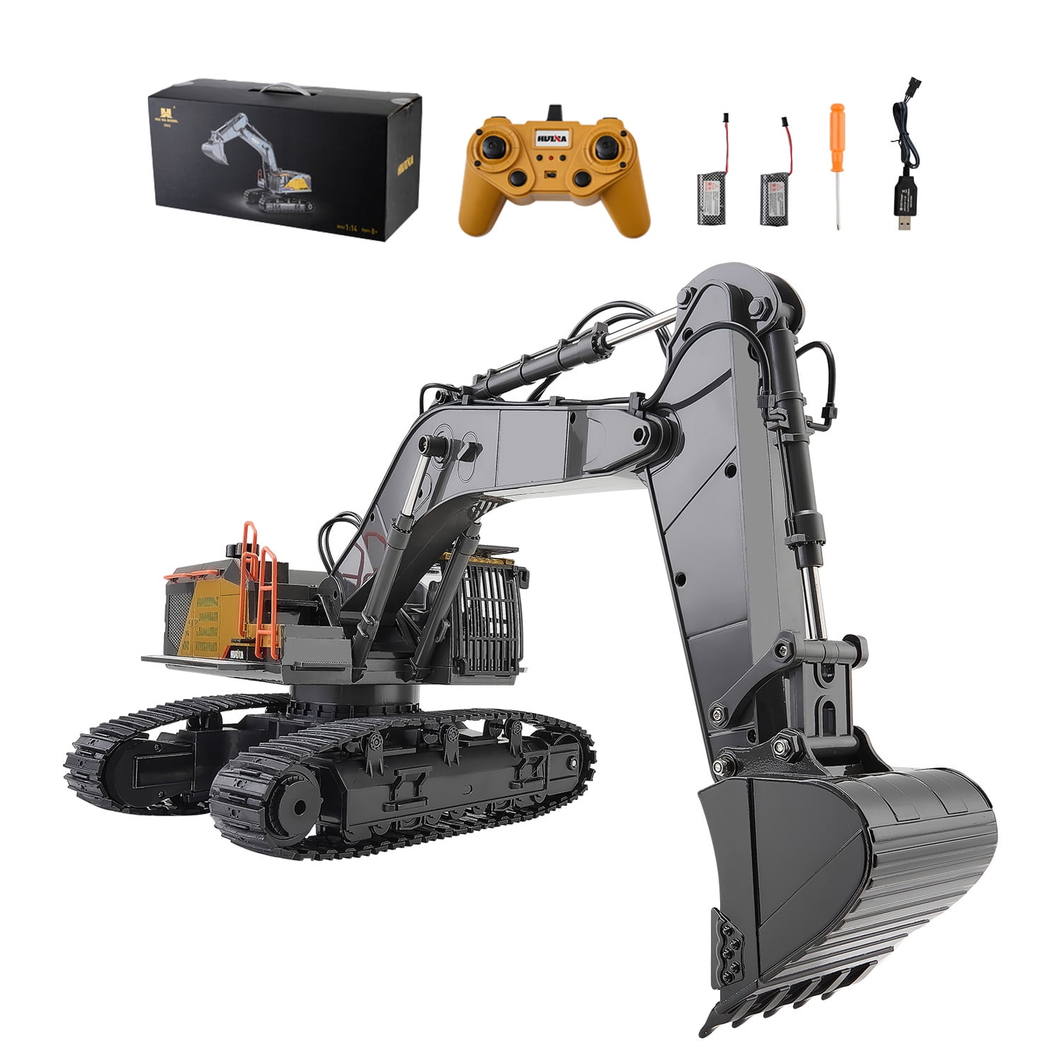 KFFKFF Operated Excavator Plaything, Trio Functionality, 15 Channels ...