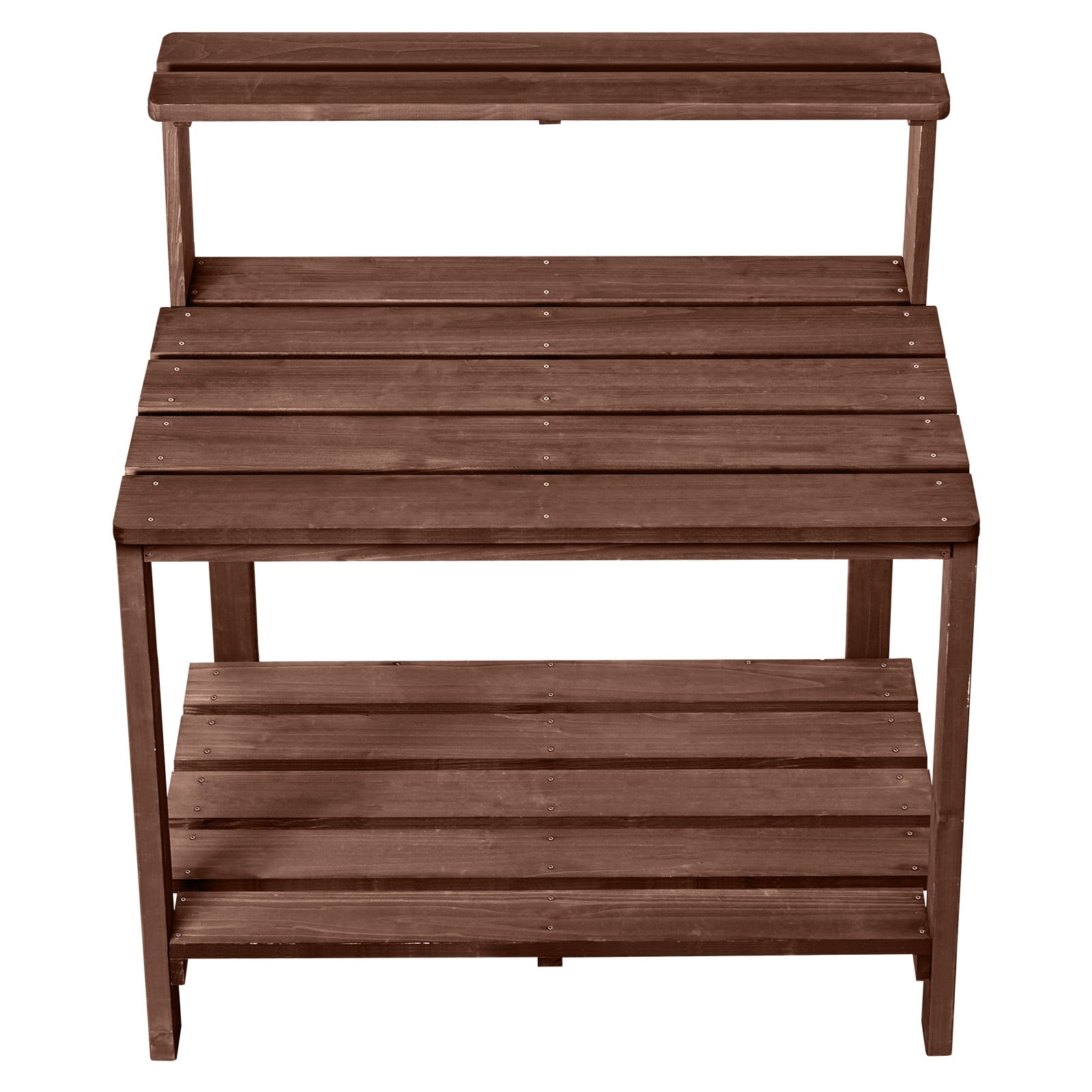 KFFKFF Outdoor Potting Bench Table, Gardening Workstation with 36 x 20 ...